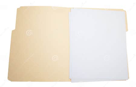 Open folder stock photo. Image of pile, information, paperwork - 23157200