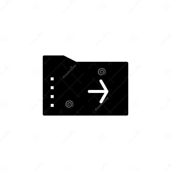 Open, Folder and Arrow Bin Icon. Application Icon. Perfect for Logo ...