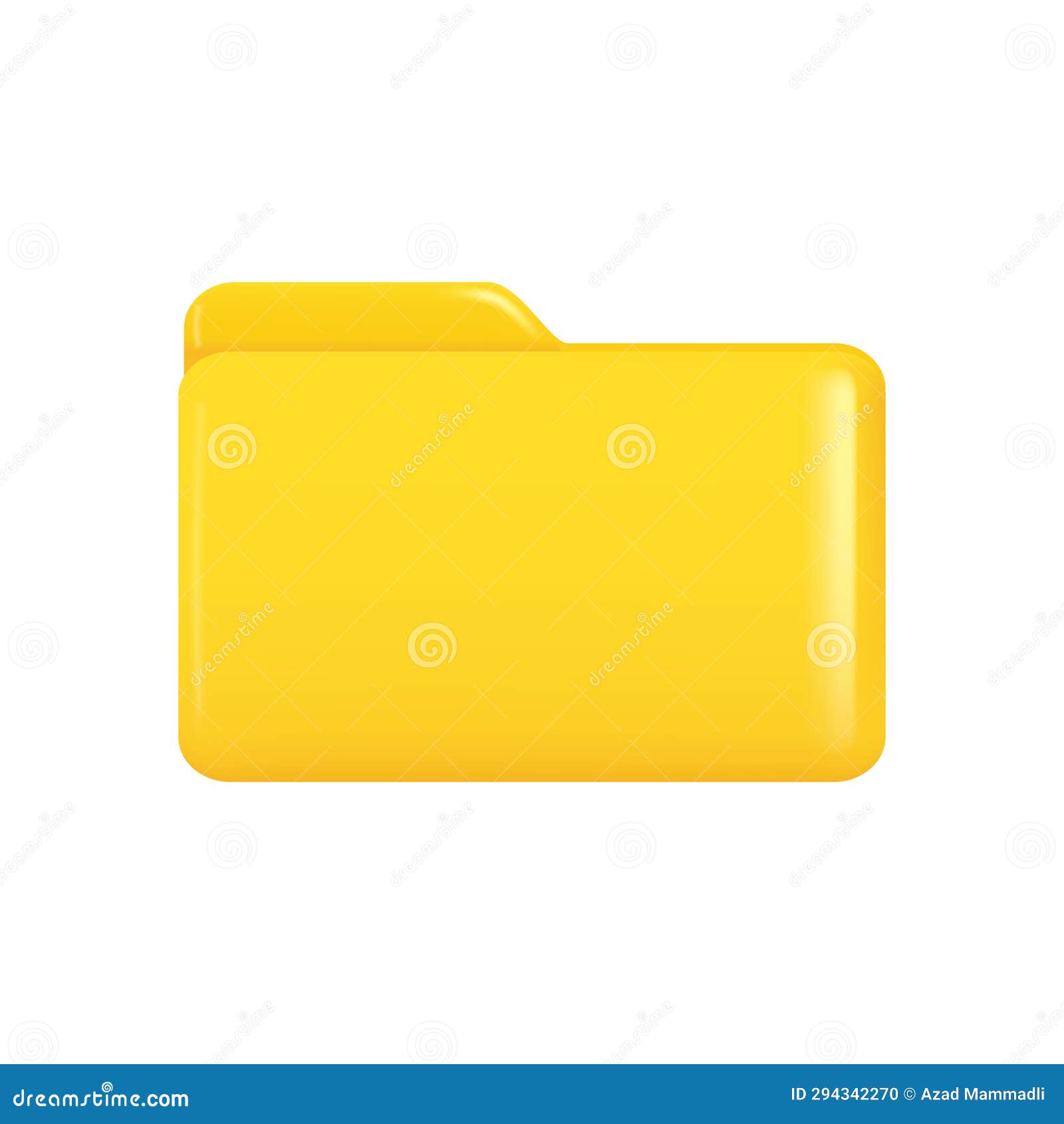 Open Folder with Documents. Vector. Stock Vector - Illustration of ...