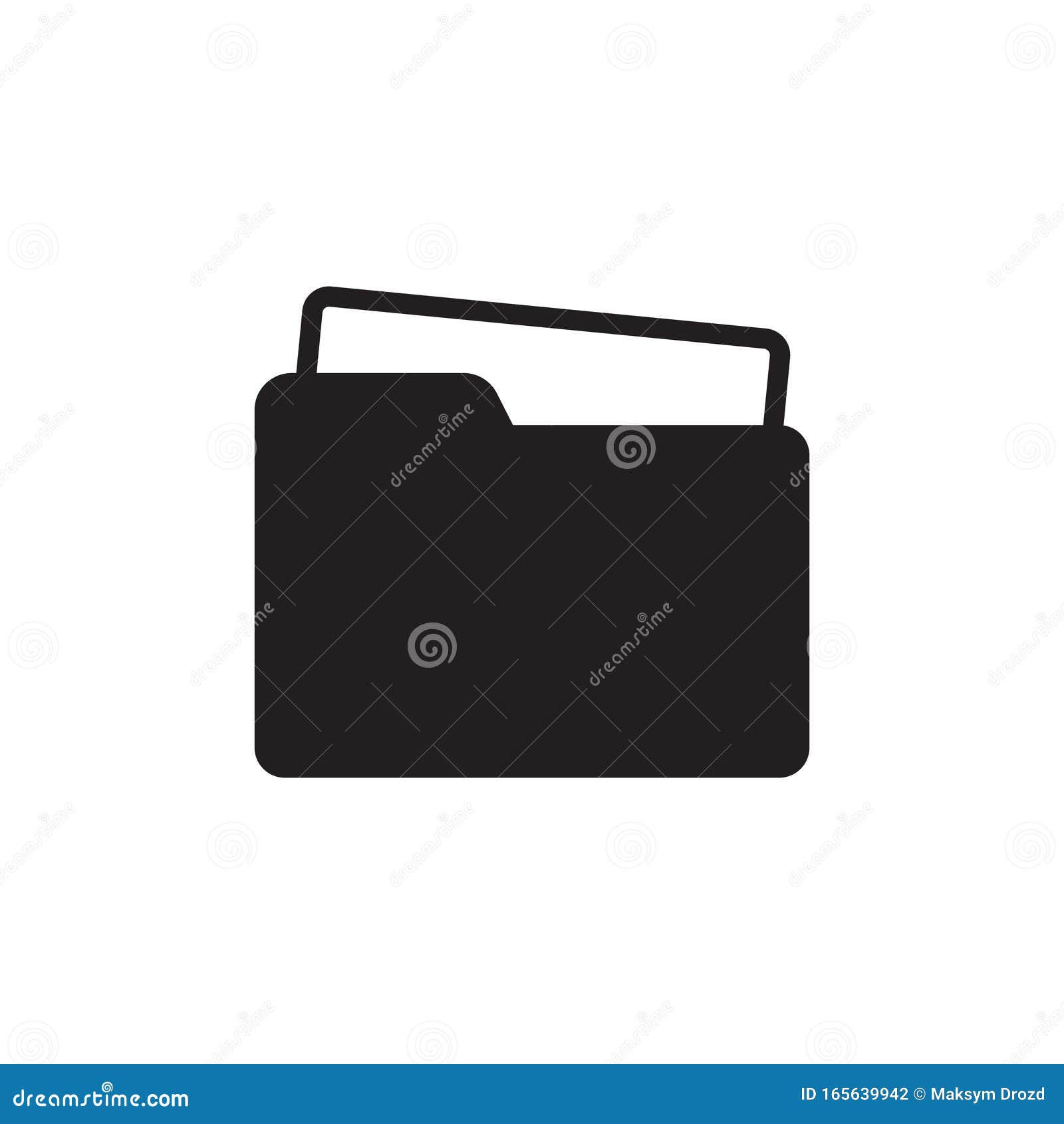 Open Folder Icon Vector