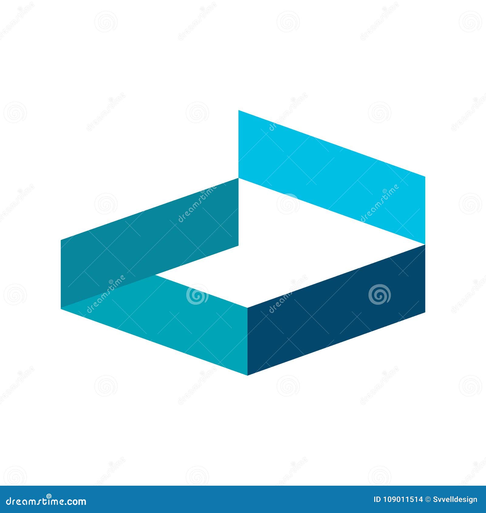 Open Fragment Hexagonal Block Symbol Design Stock Vector - Illustration ...