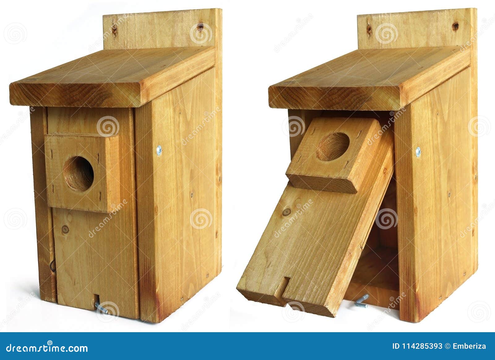 Open fronted nest box stock image. Image of rustic, nesting - 114285393