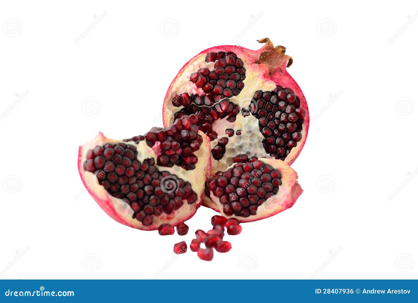 Open fruit of pomegranate stock photo. Image of grains - 28407936