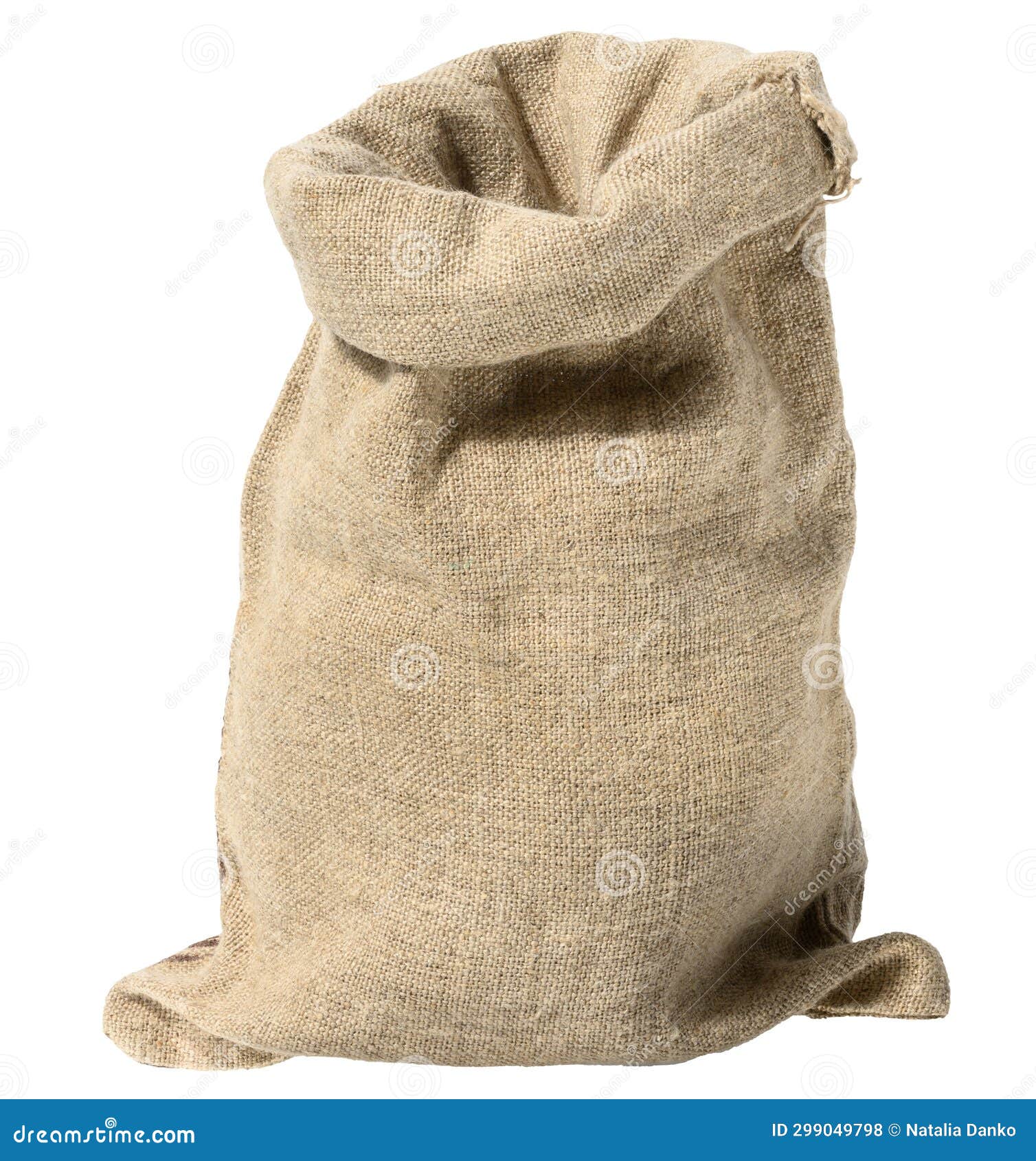 Open Full Canvas Bag on White Isolated Background Stock Photo - Image ...