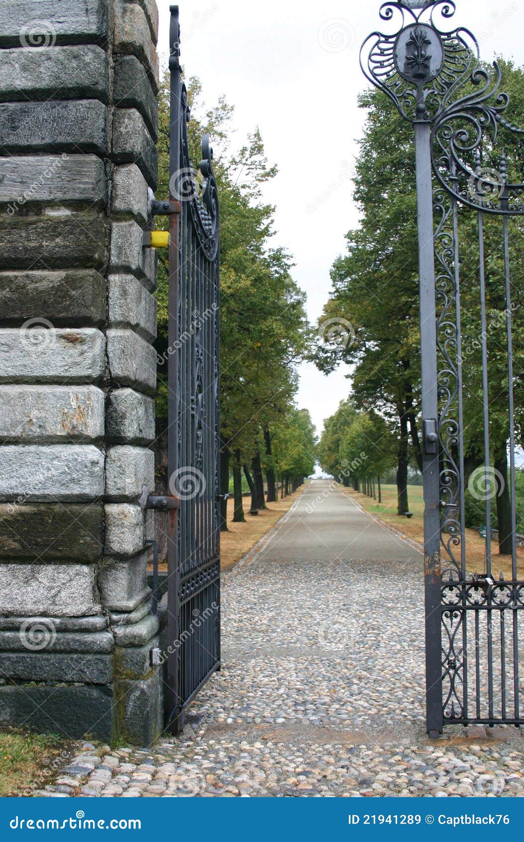 The open gate stock image. Image of architecture, track - 21941289