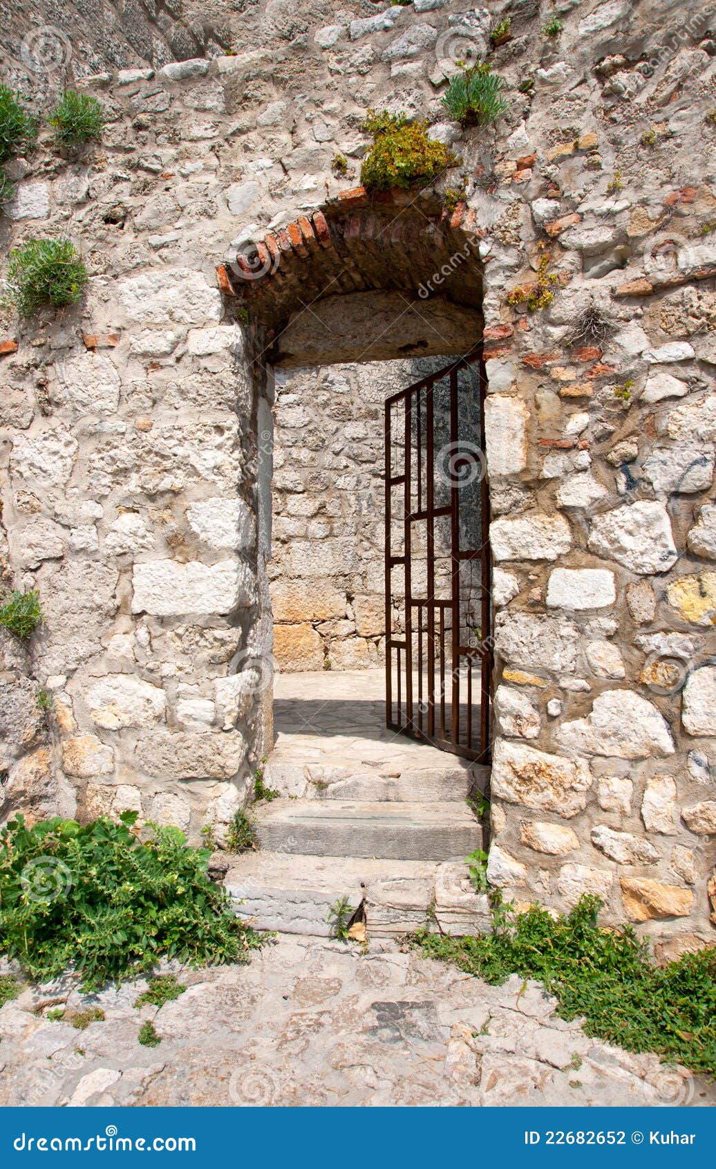 Open gate stock photo. Image of spooky, gate, open, entrance - 22682652