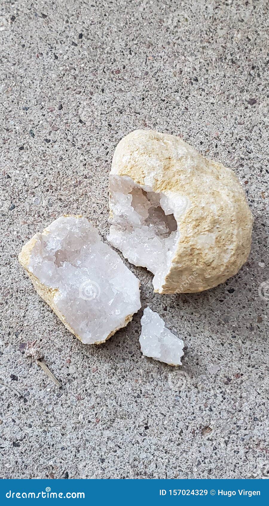 Open geode crystal stock image. Image of mineral, rock - 157024329