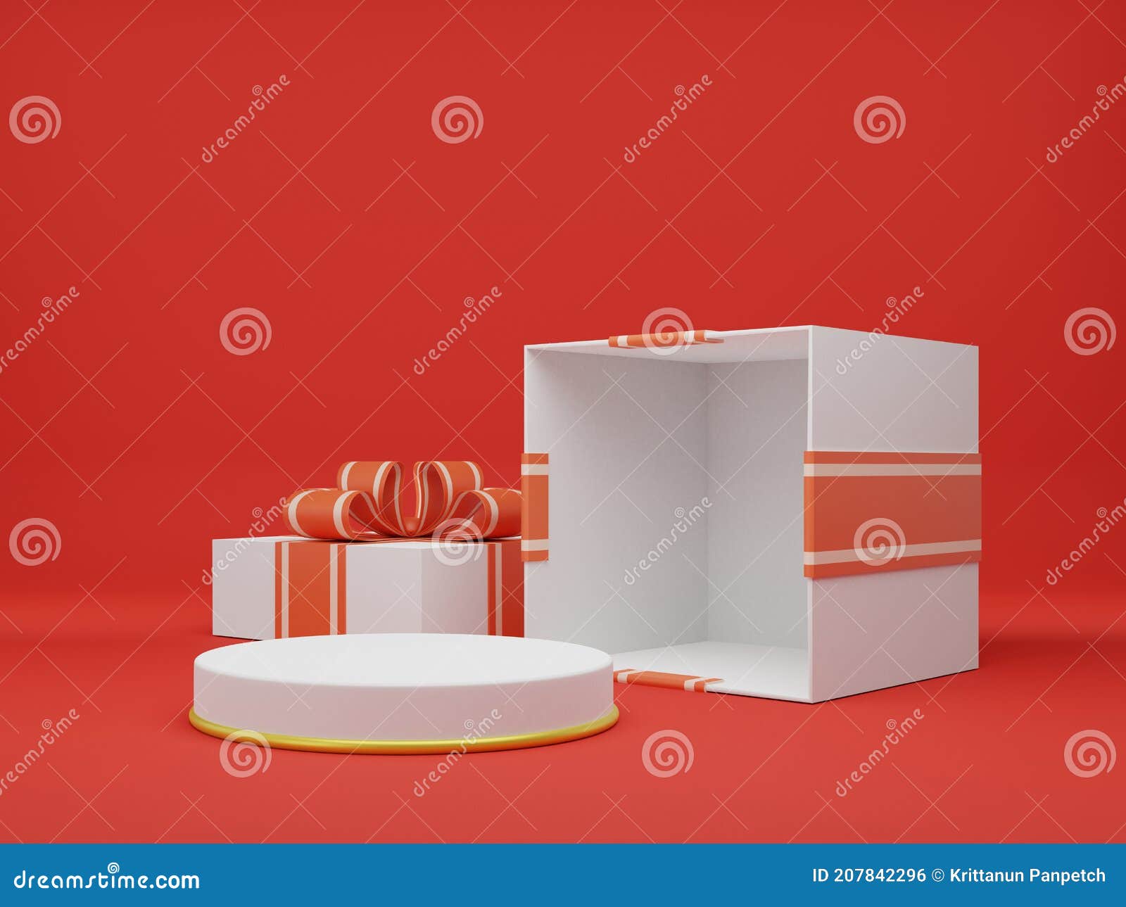 Open-GIFbox 3d-Darstellung. GIF-Box 3D-Abbildung Stock Abbildung ...