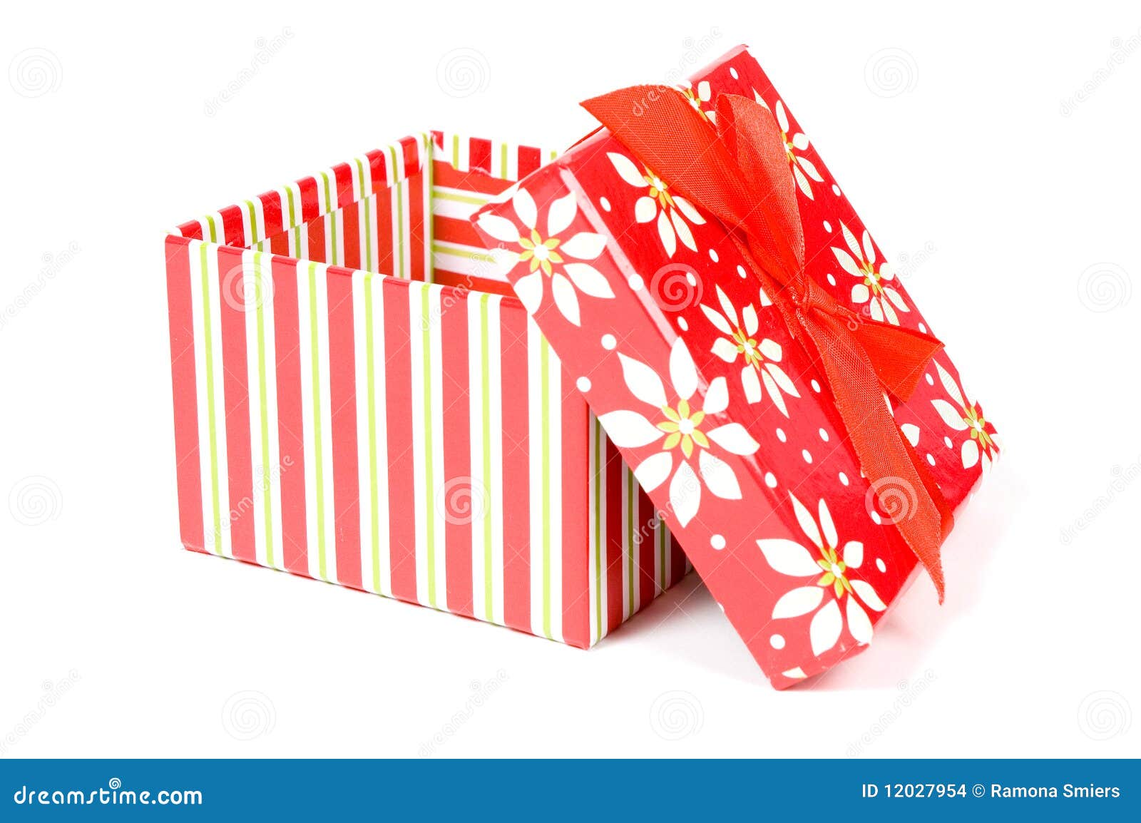 Open gift box stock photo. Image of decorative, birthday - 12027954