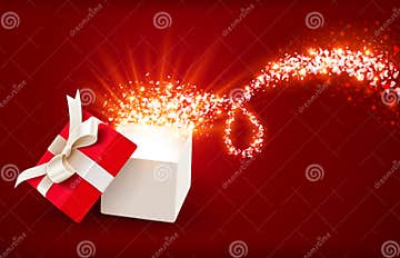 Open Gift Box stock vector. Illustration of present, design - 28727461