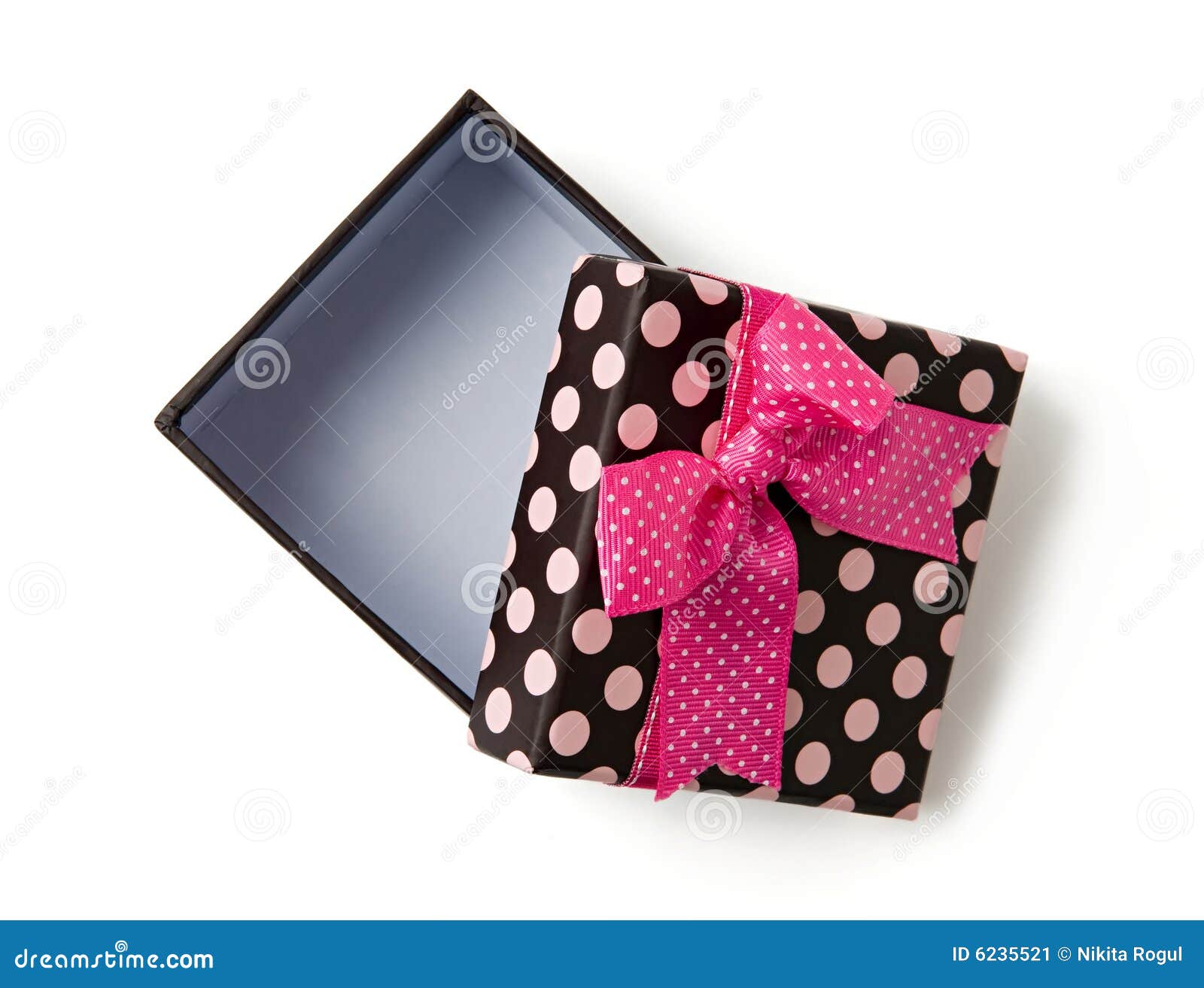 Open gift box stock image. Image of wrapping, package - 6235521