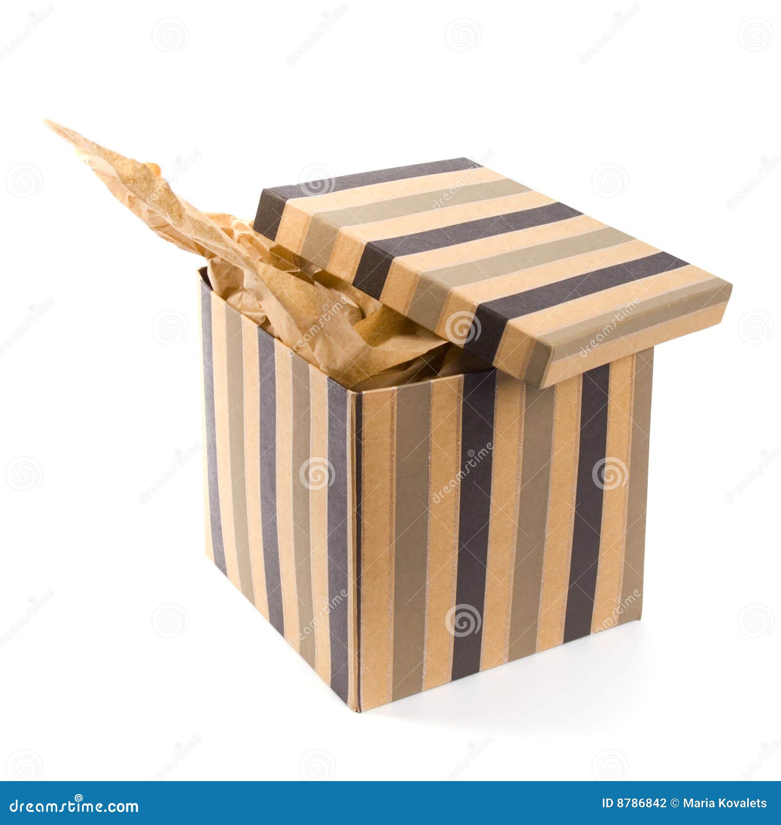 Open gift box stock photo. Image of beauty, single, holiday - 8786842