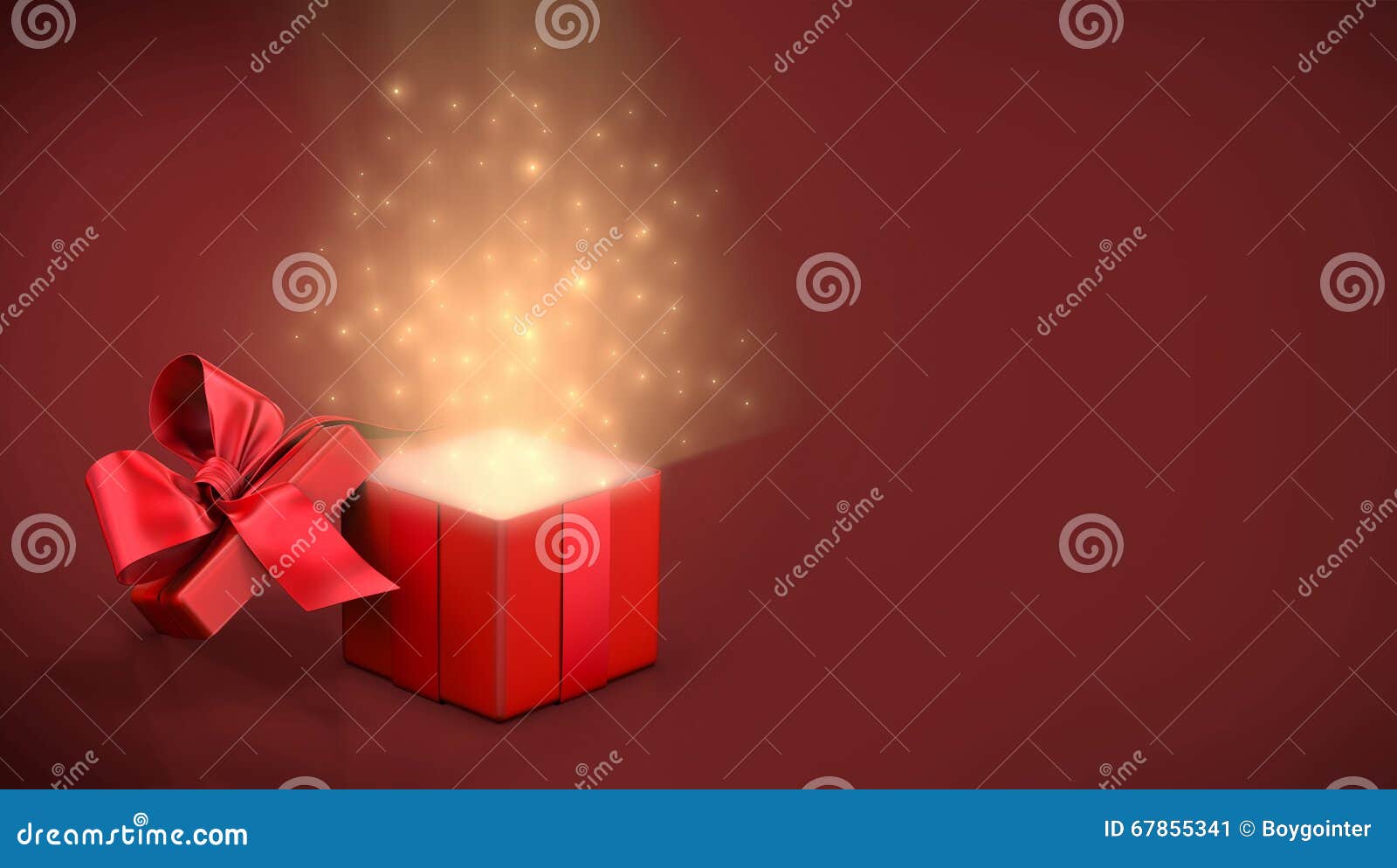 Open gift box stock illustration. Illustration of present - 67855341