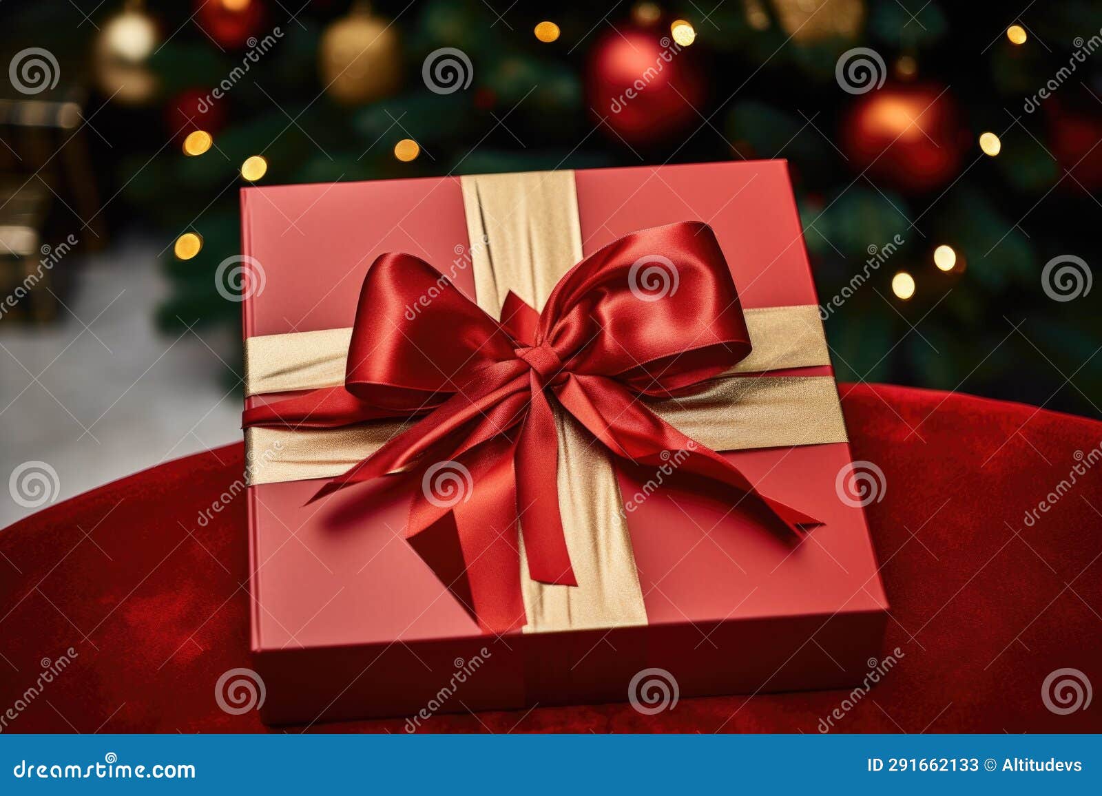 An Open Gift Box with Contents Inside Stock Image - Image of ...