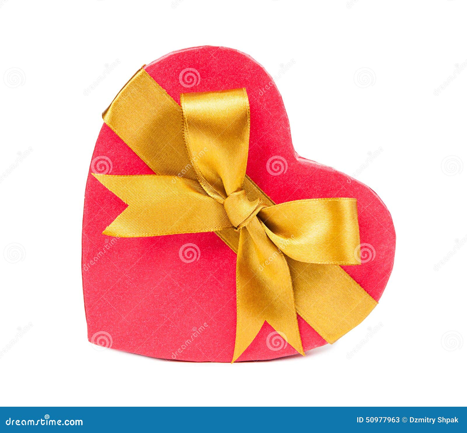 Open Gift Box in Heart Shape with Bow Stock Image - Image of package ...