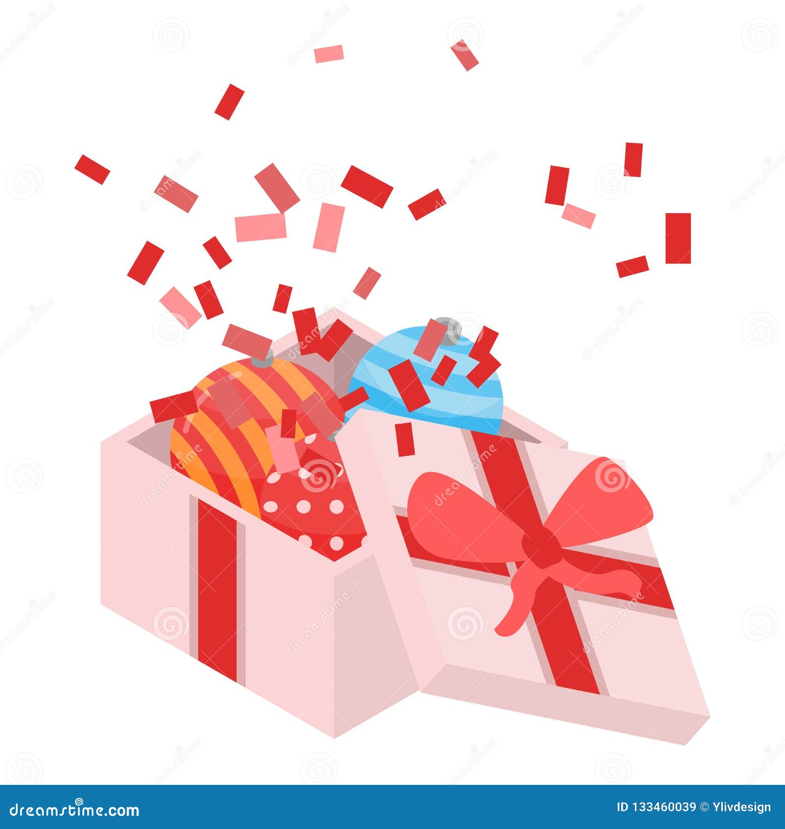 Open Gift Box Icon, Isometric Style Stock Vector - Illustration of ...