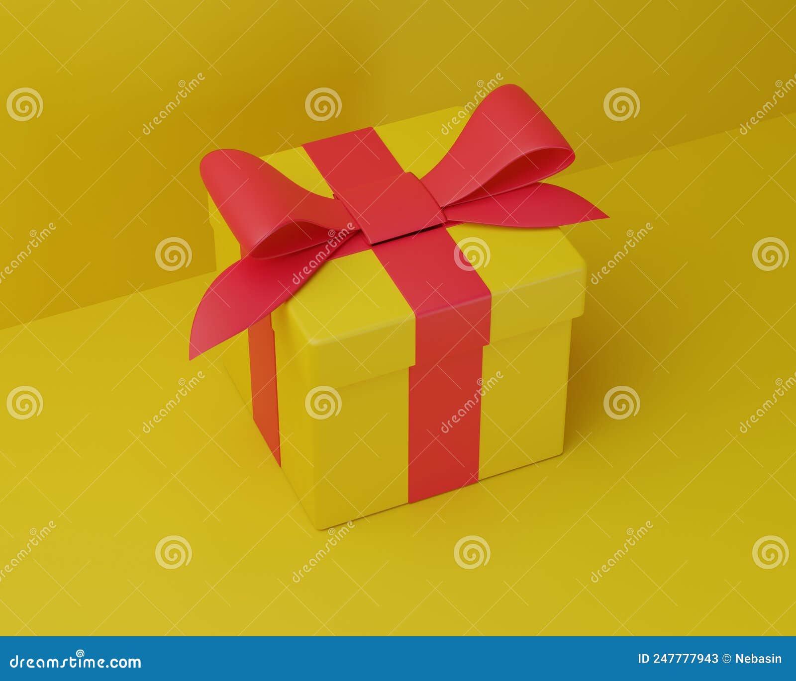 Open Gift Box. Light Emanating from a Gift. Surprise. Red Background ...