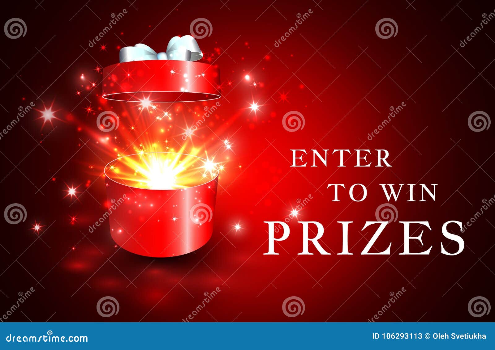 Open Gift Box with Surprise and Magic Light Fireworks Stock Vector ...