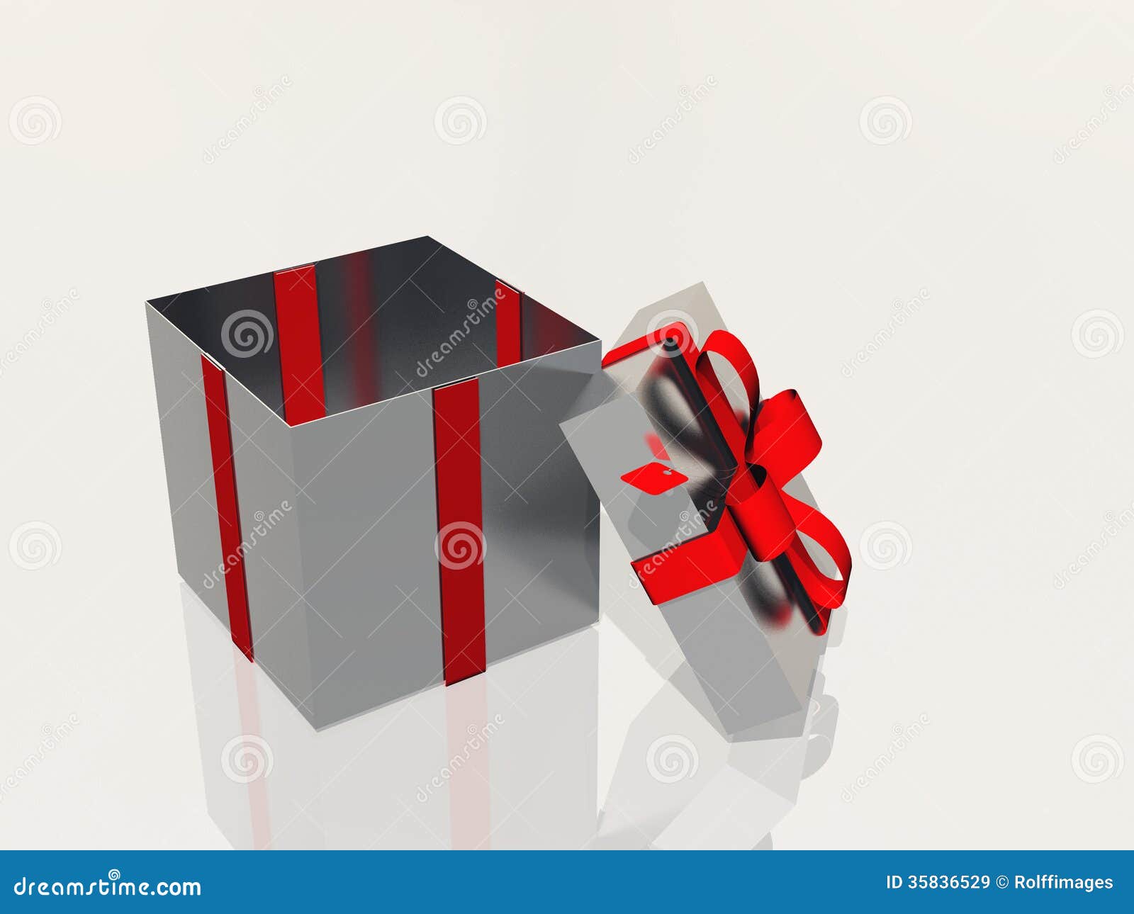 Open gift box stock illustration. Illustration of open - 35836529
