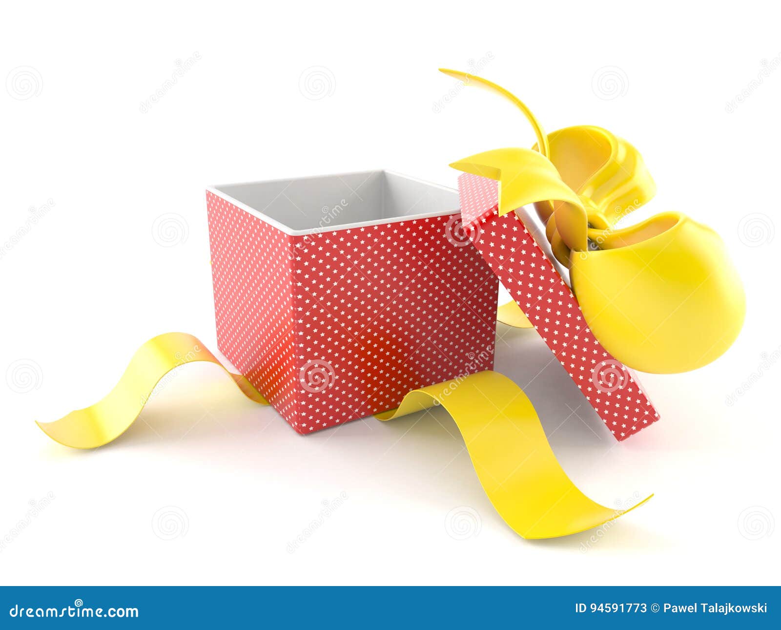 Open gift stock illustration. Illustration of isolated - 94591773