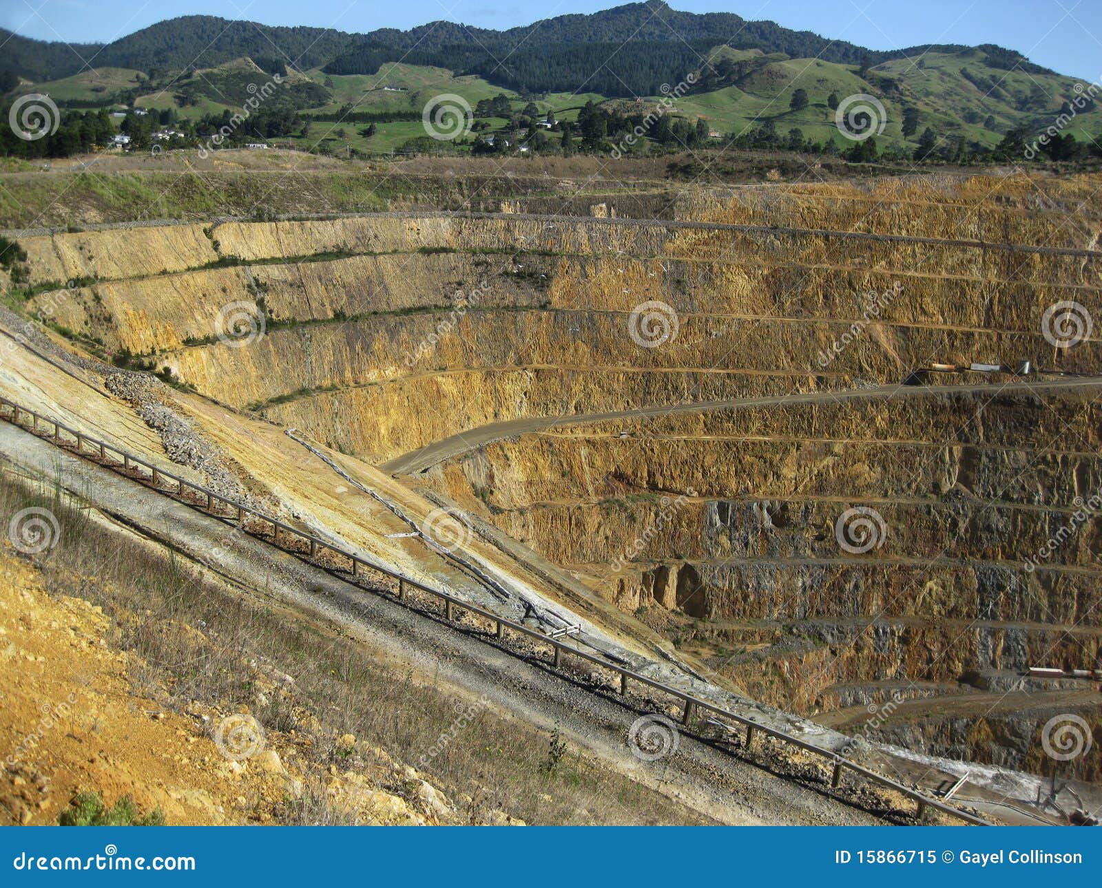 Martha Gold Mine Museum In New Zealand Stock Photo | CartoonDealer.com ...