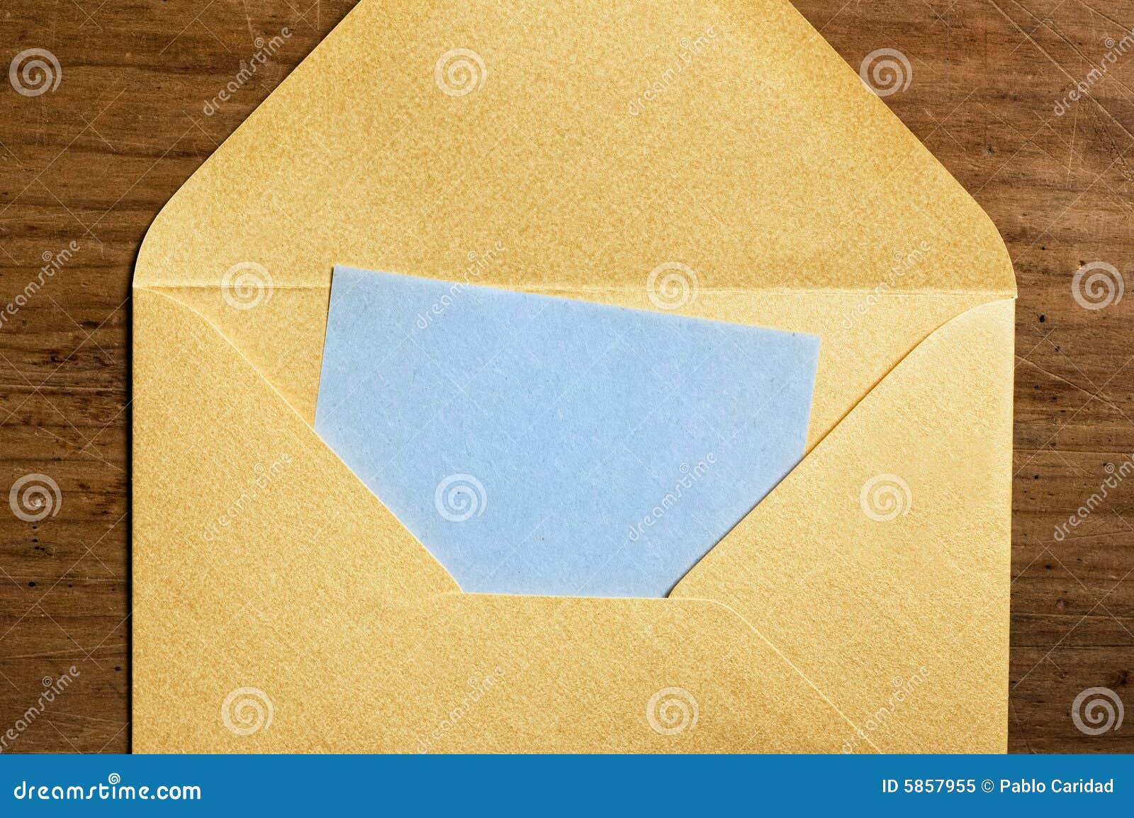 Open Golden Envelope. Picture Image: 5857955