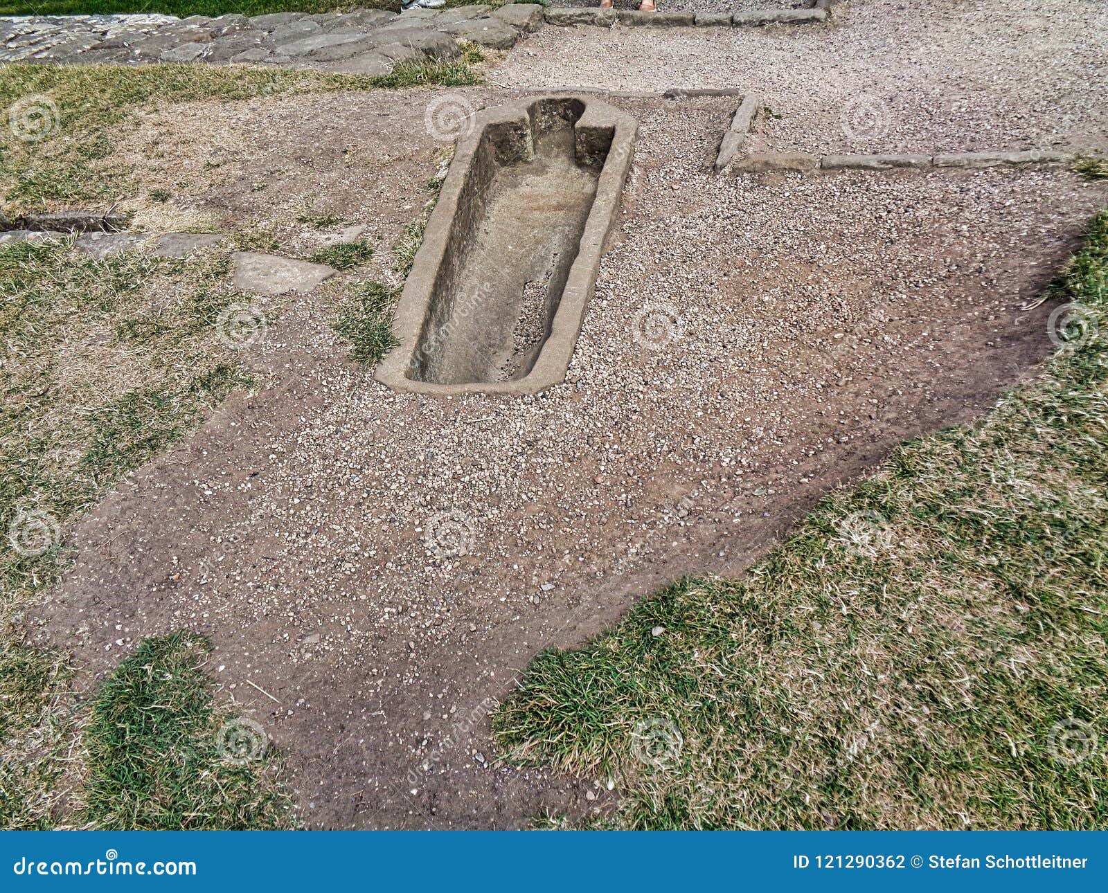 An Open Grave at an Graveyard in England Stock Photo - Image of grave ...
