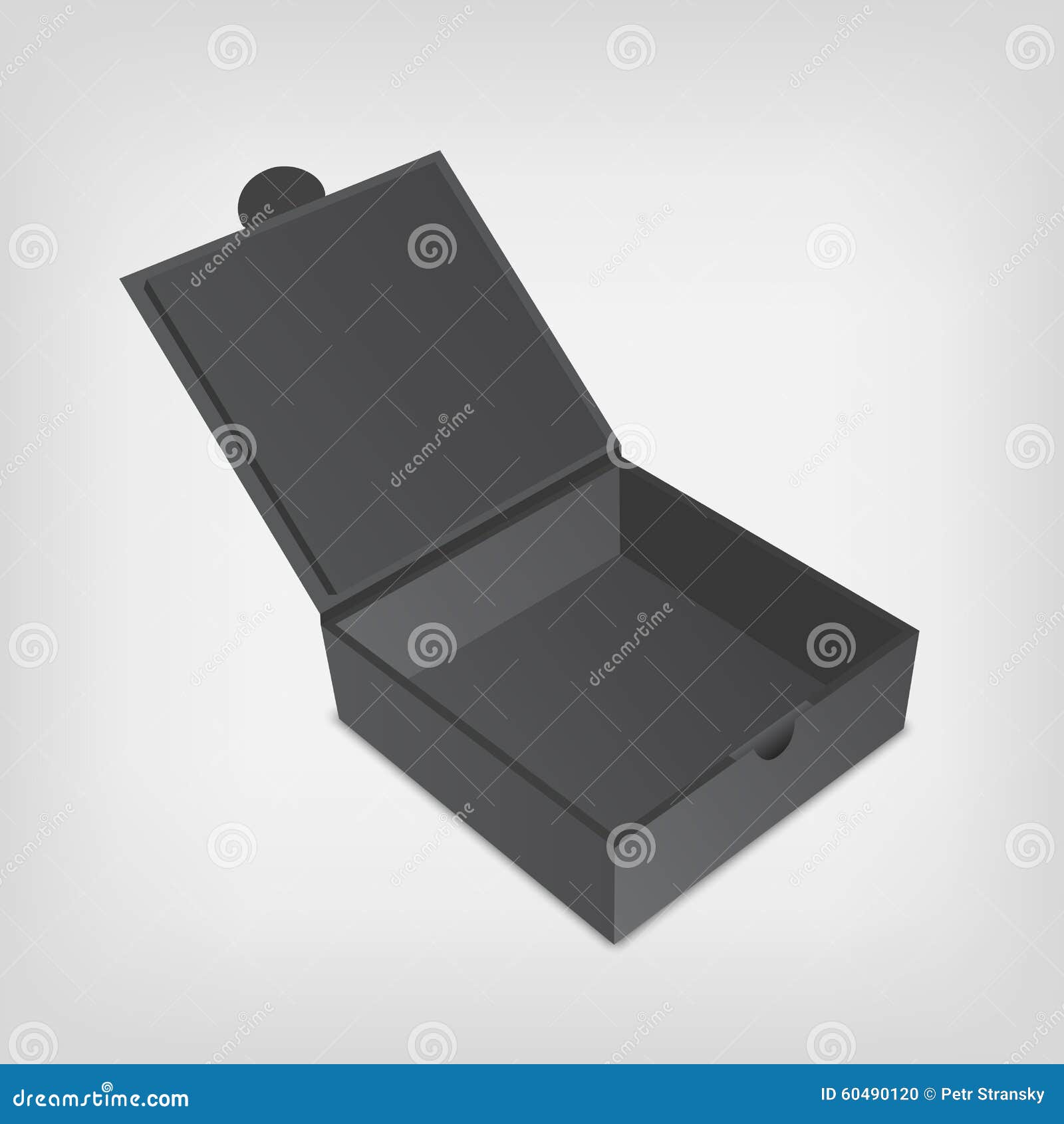 Open Gray 3 Ring Binder File Folder Isolated On White Background ...