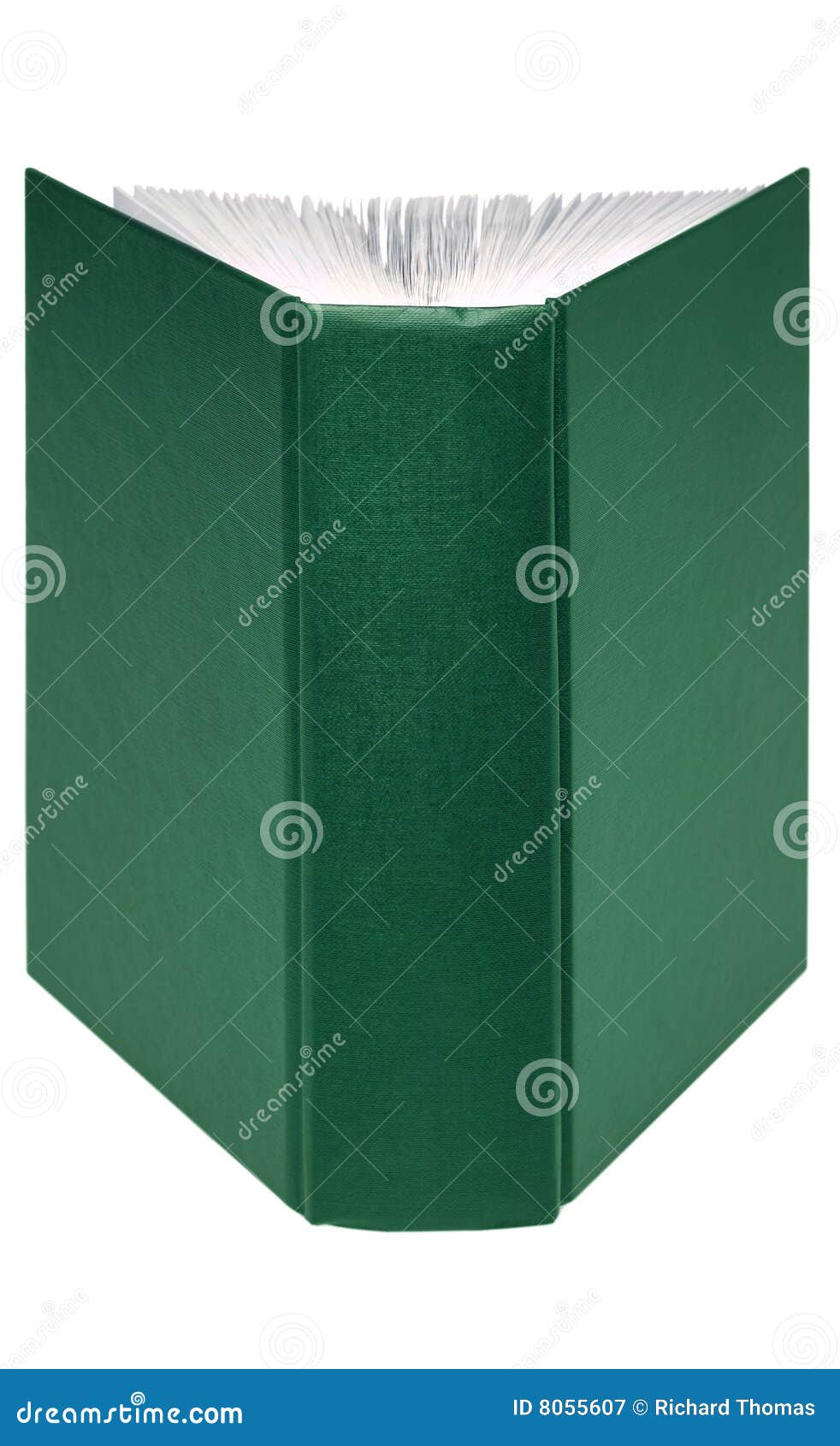 Open green book stock image. Image of page, reference - 8055607