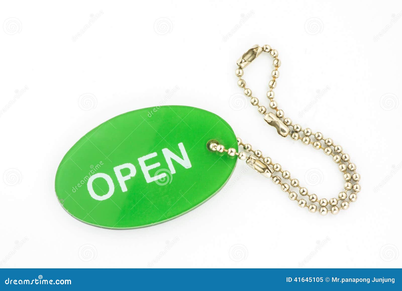 Open in Green label stock image. Image of opening, background - 41645105