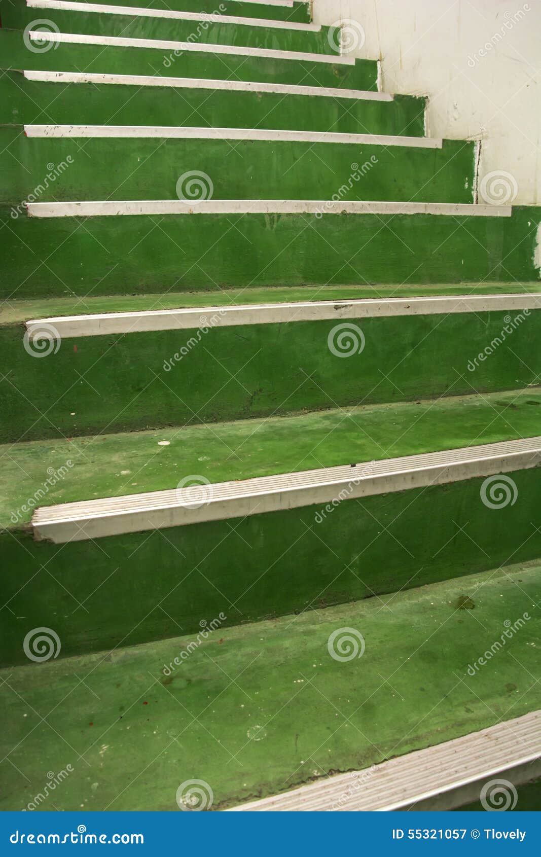 Open green stairwell stock image. Image of staircase - 55321057