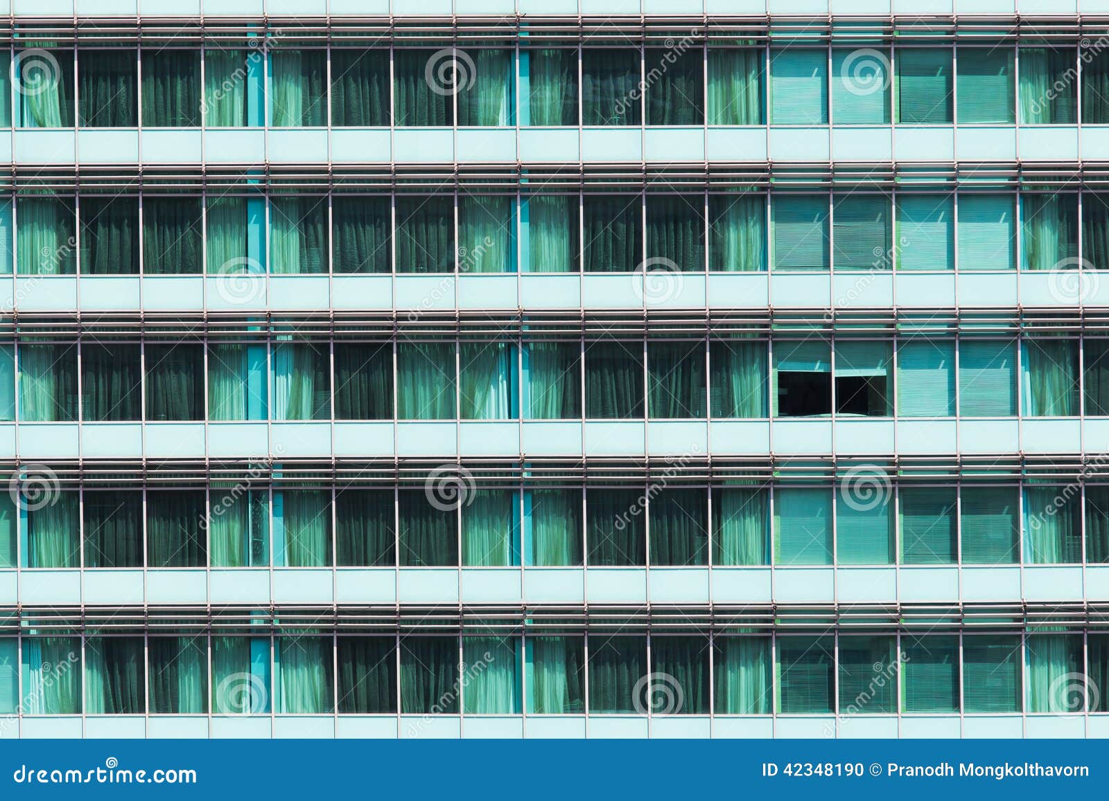 Open Green Window Glass Wall Stock Photo - Image of commercial, high ...