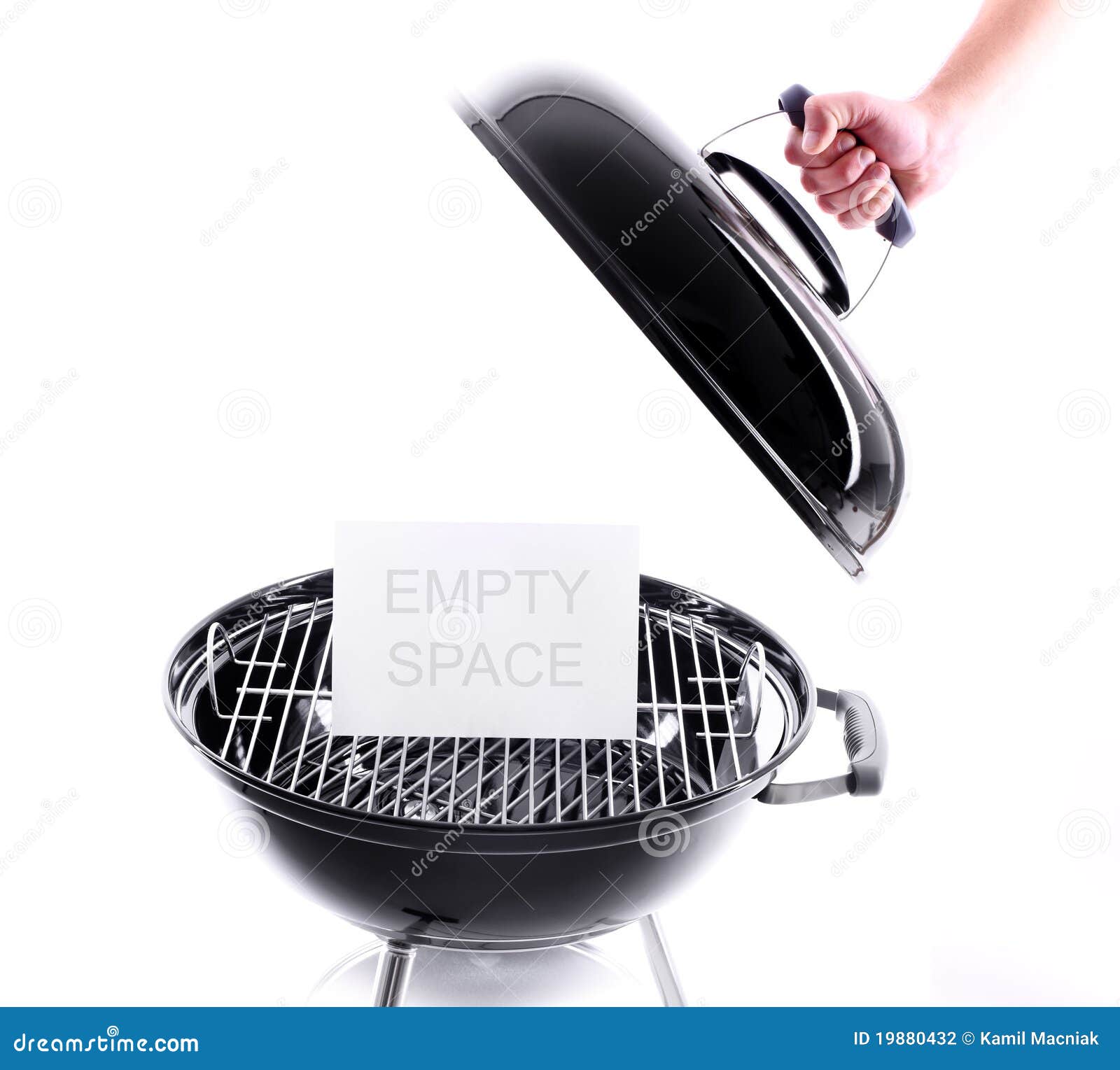 Open the grill stock photo. Image of accessory, grill - 19880432