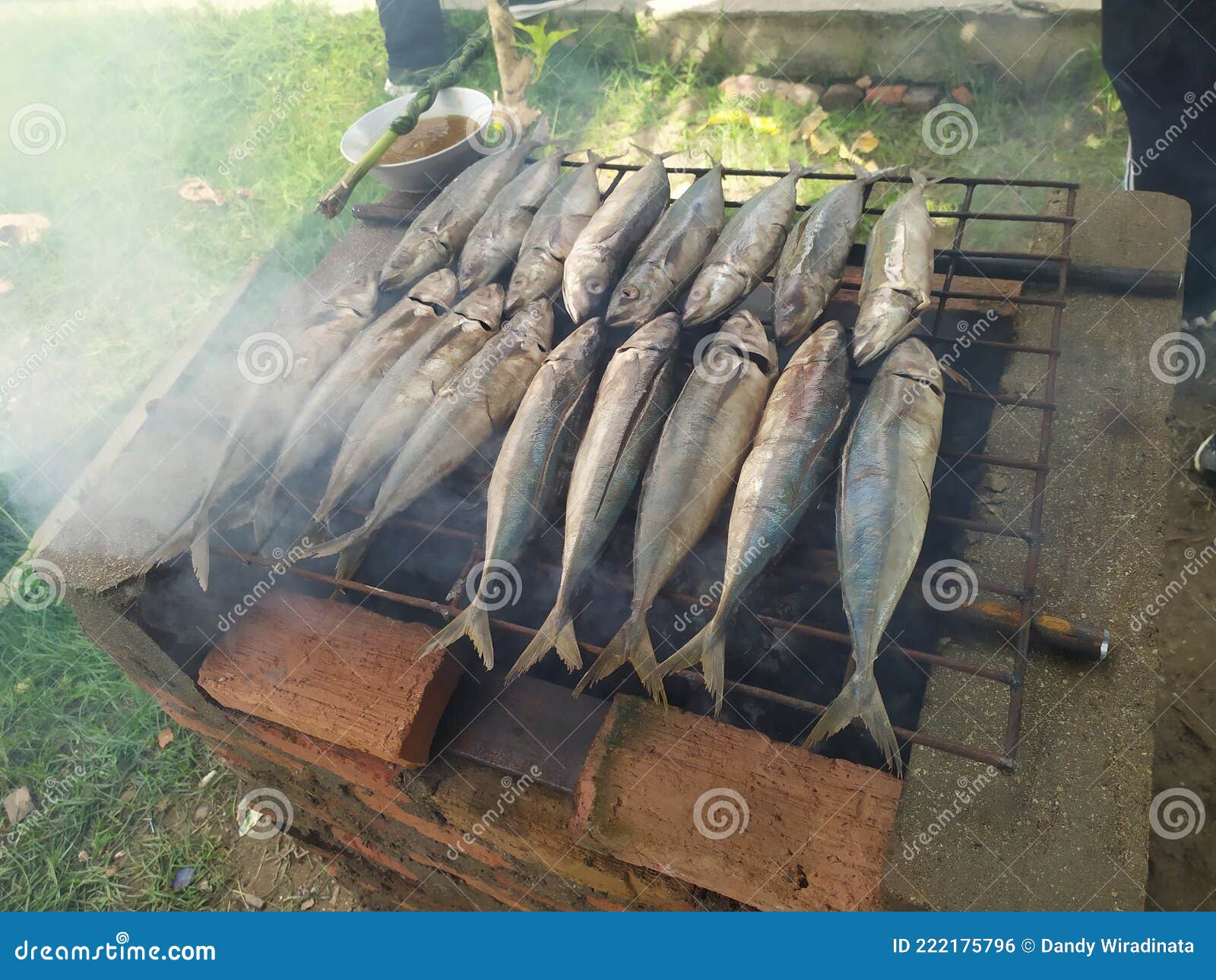 Open Grill for Everyone stock photo. Image of open, cooking - 222175796