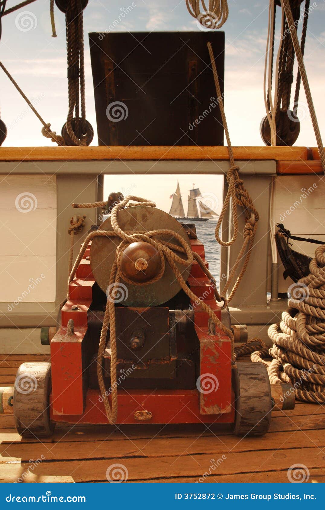 Open Gun Port stock photo. Image of battle, sailing, enemy - 3752872