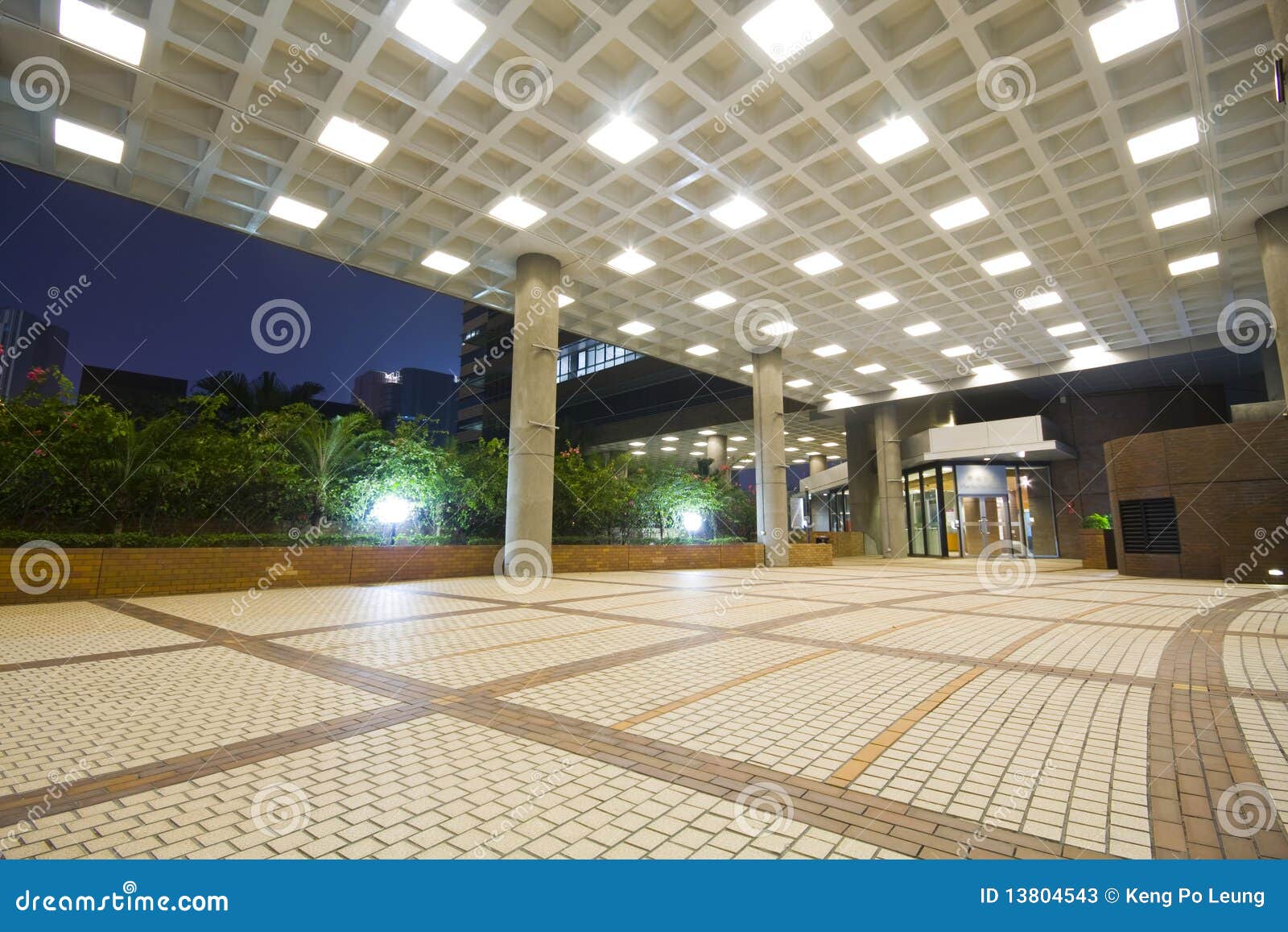 Open hall stock image. Image of light, business, building - 13804543