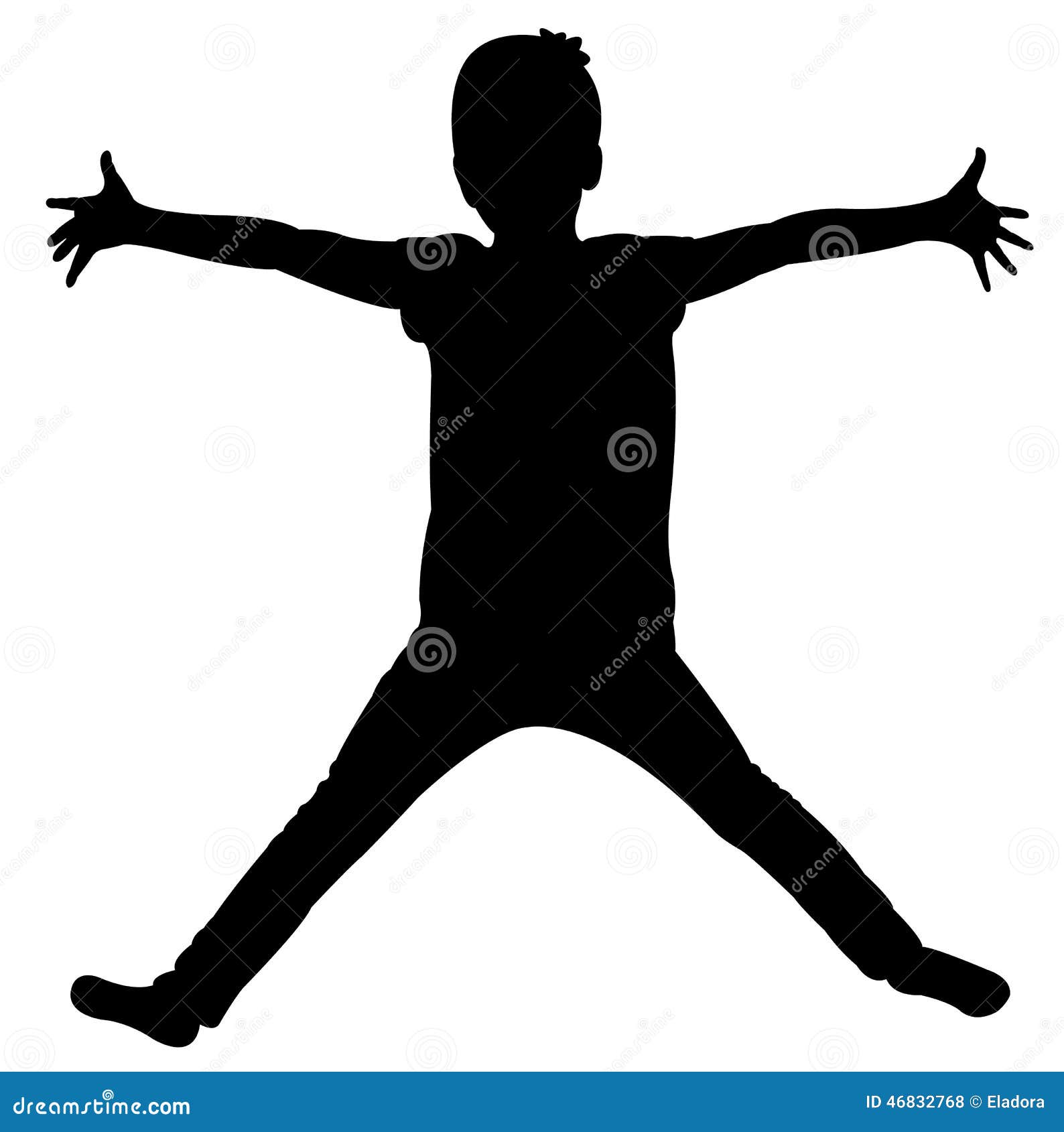 Child Human Body Silhouette