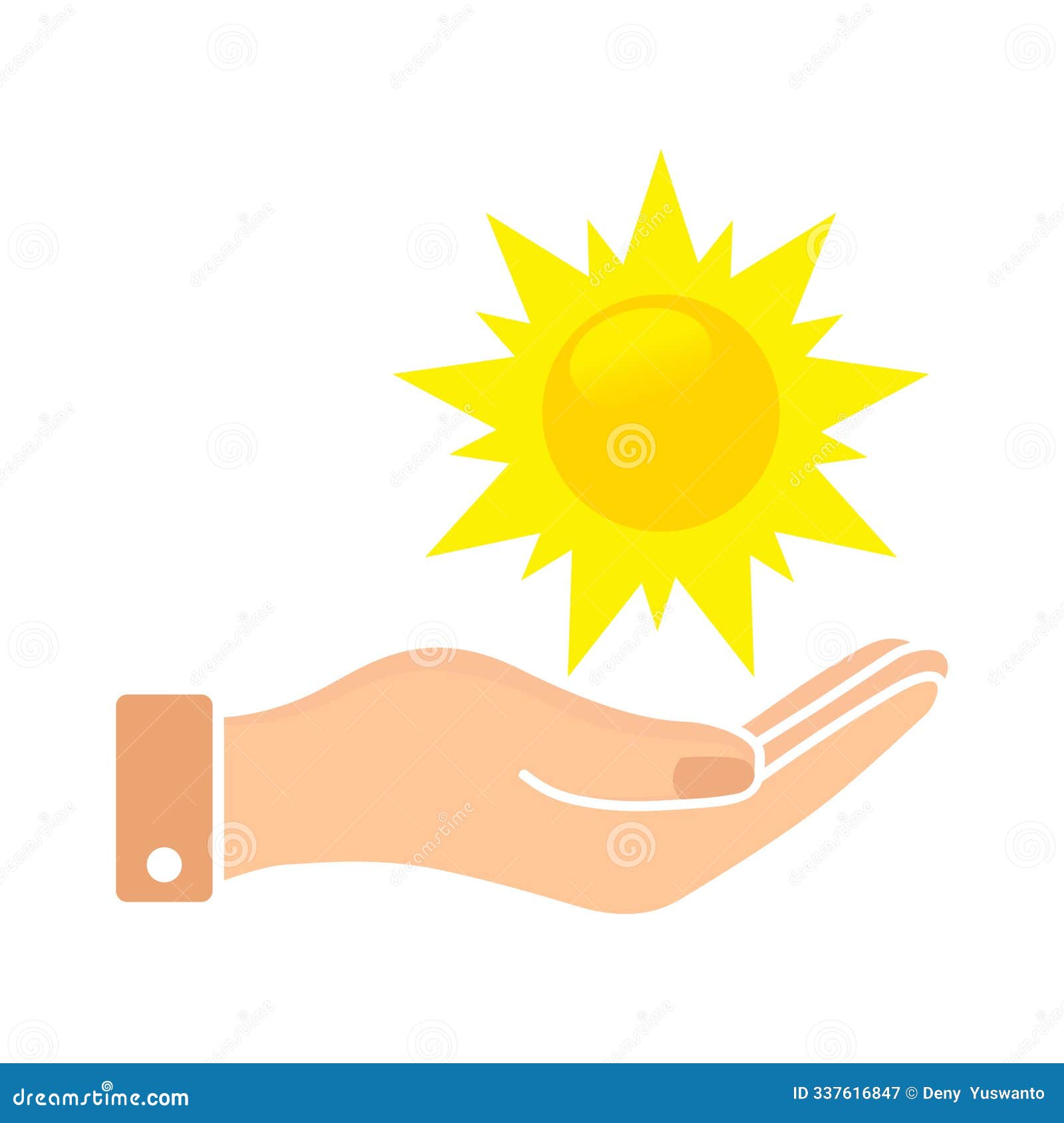 Open Hand Logo Design Template Stock Illustration - Illustration of ...