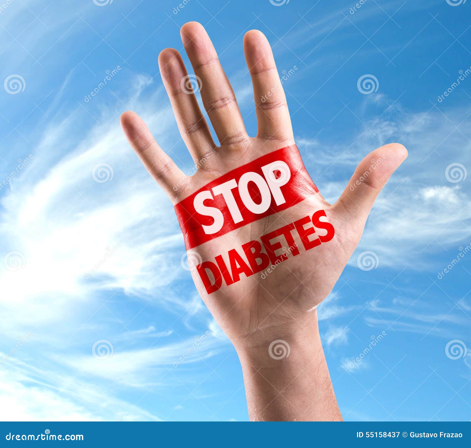 Stop Diabetes Sign On A White Paper Sheet With Sugar Cubes On Wooden ...