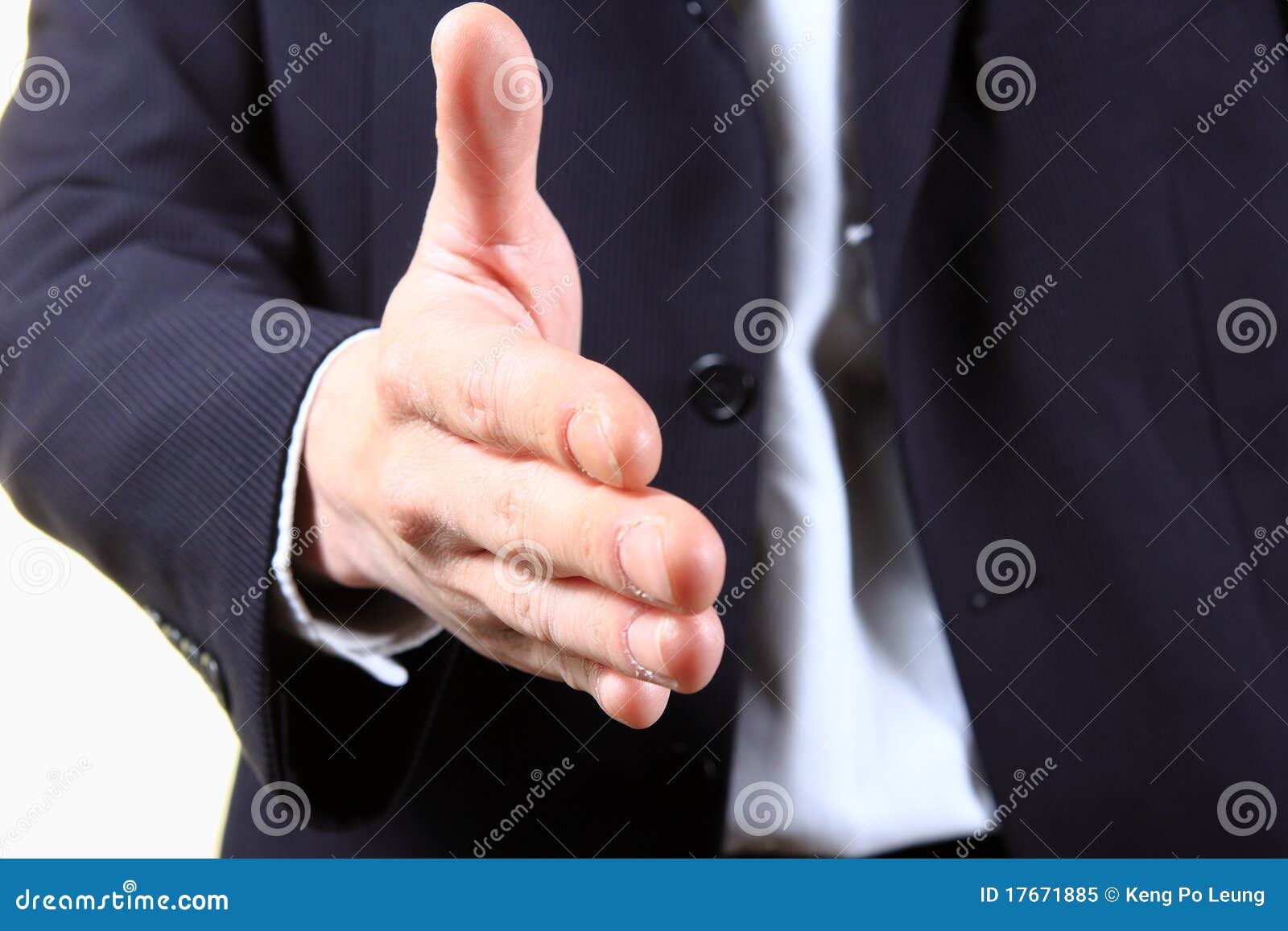 Open Hand Ready To Seal a Deal Stock Image - Image of agreement ...