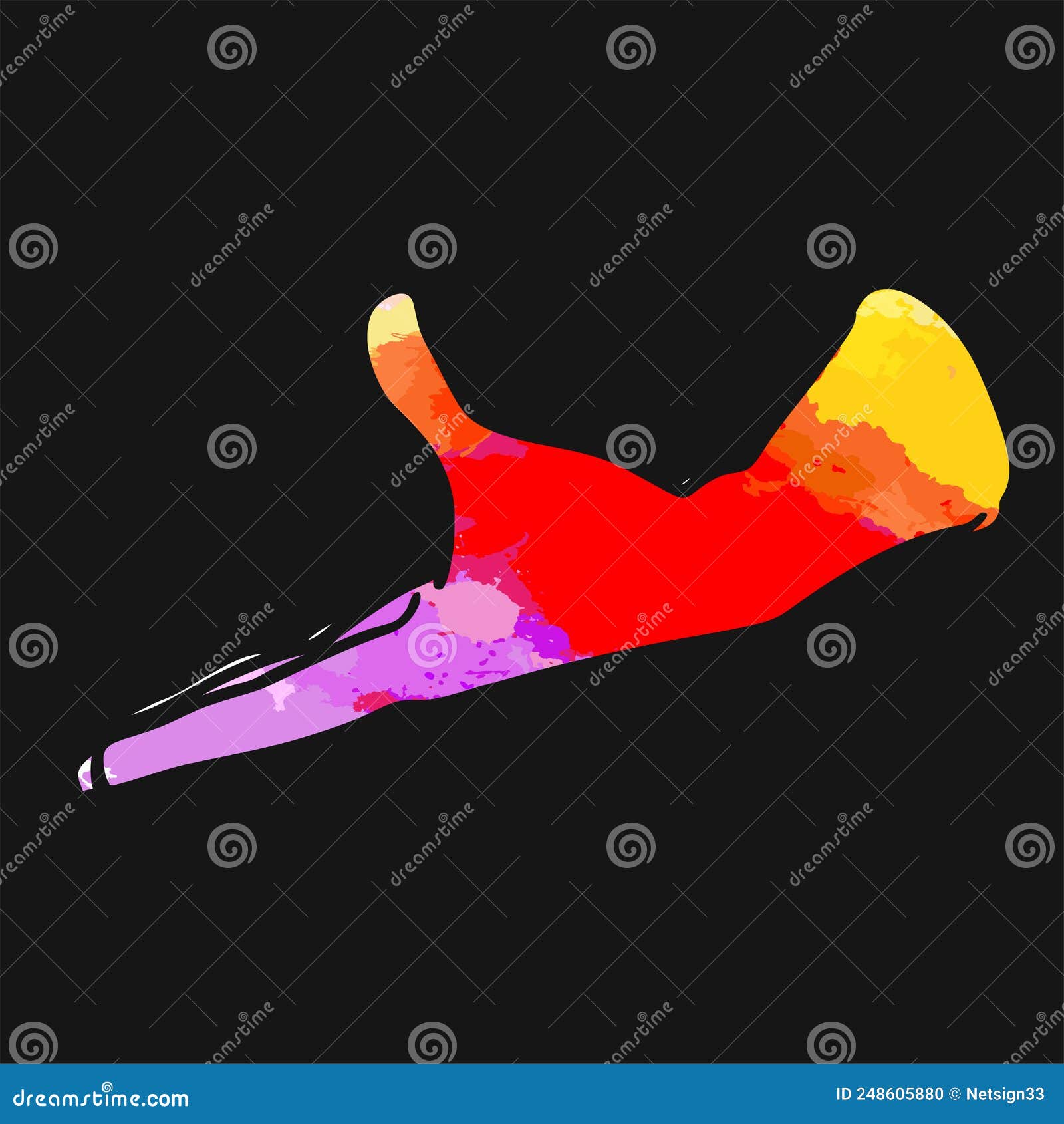 Open Hand Colourful Art Sign Stock Vector - Illustration of element ...