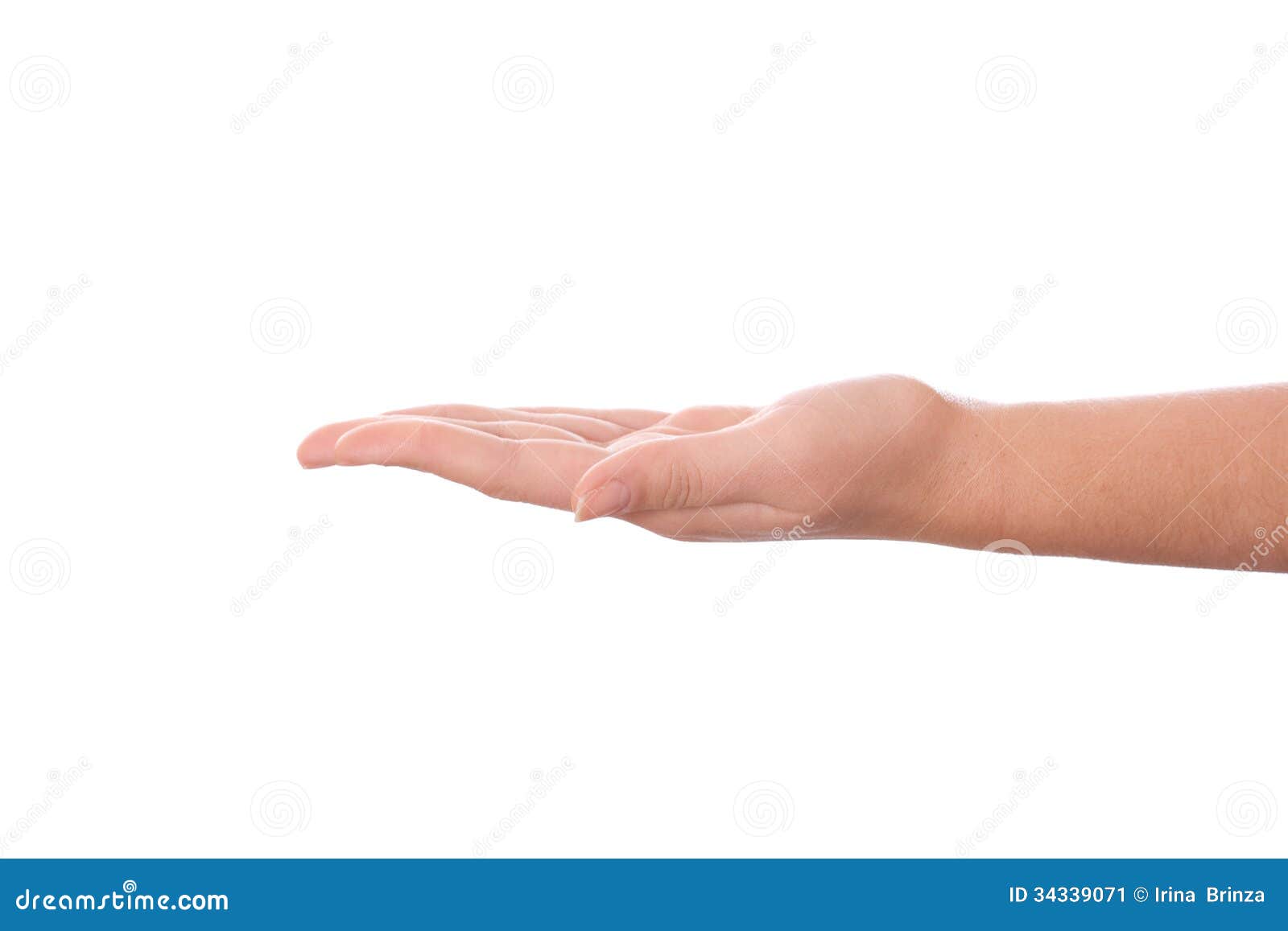 Open Hand Stock Image - Image: 34339071