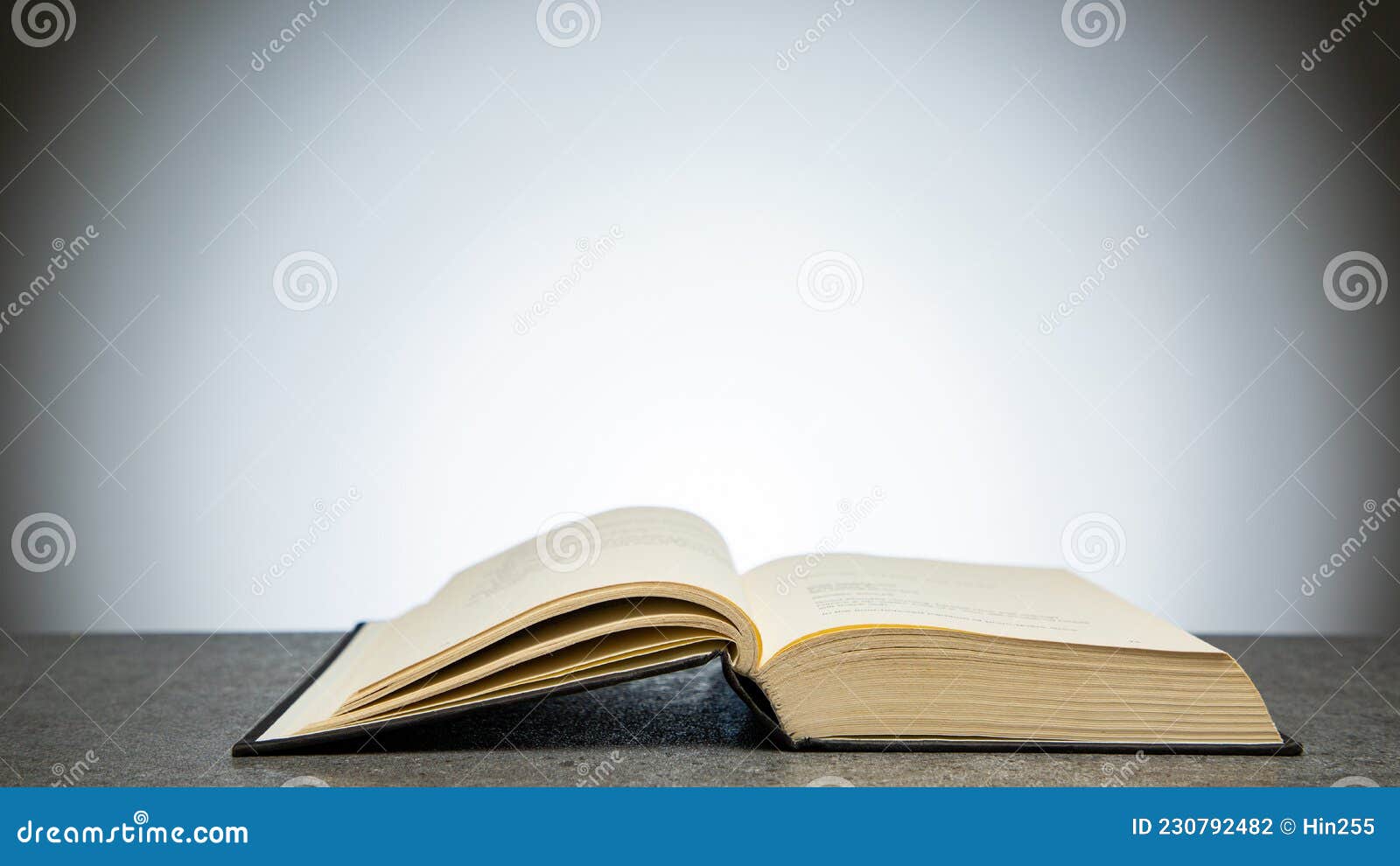 Open Handbook for Study and Education I Stock Photo - Image of bible ...