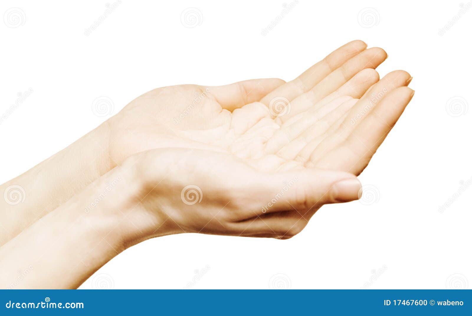 Open handen stock foto. Image of bedrijf, gebogen, horizontaal - 17467600