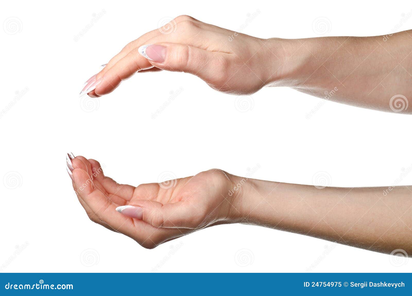 Open handen stock afbeelding. Image of schoonheid, geïsoleerd - 24754975