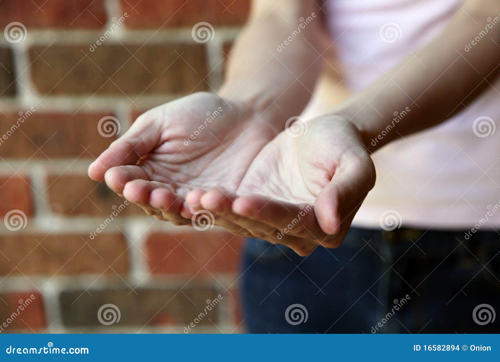 Open hands stock photo. Image of hand, forgive, bricks - 16582894