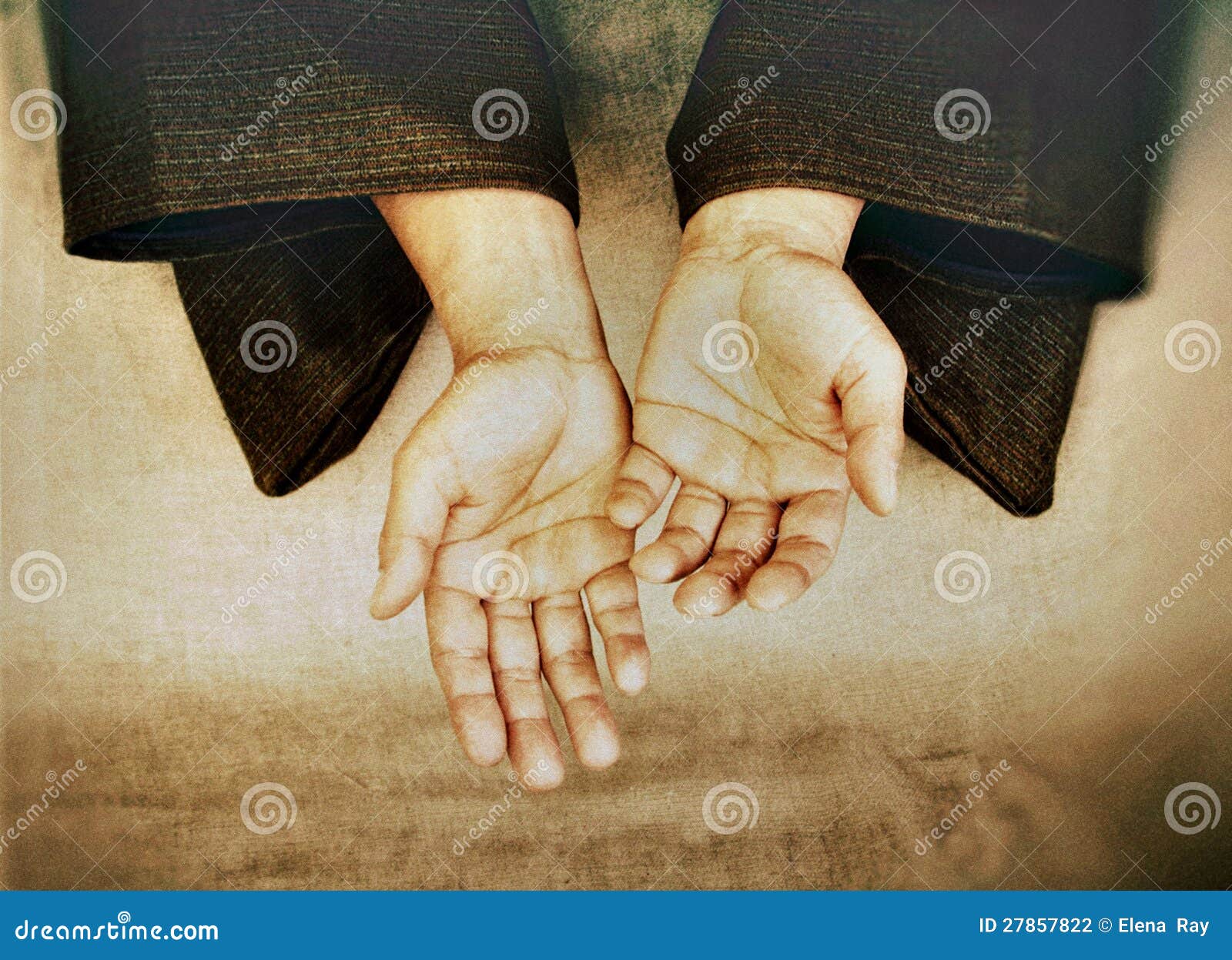 Zen Man Open Hands stock photo. Image of open, mind, sepia - 27857822