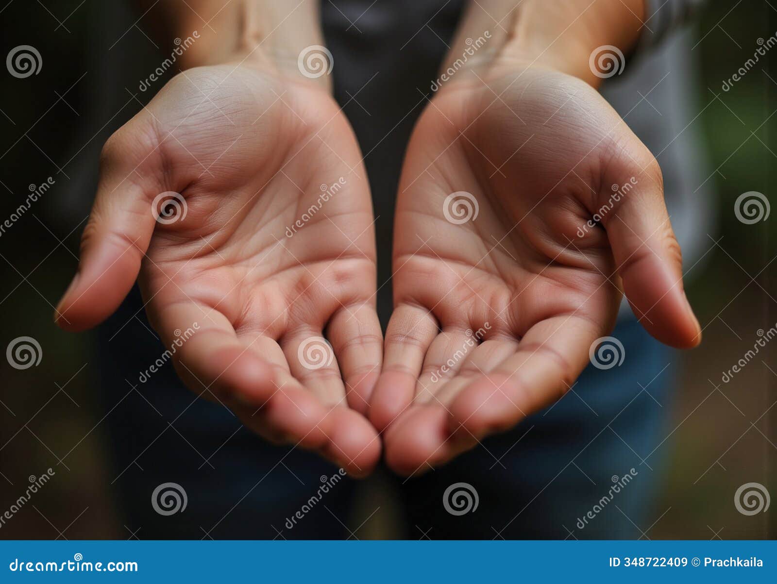 Open Hands Expressing Generosity and Invitation in Close-Up Perspective ...