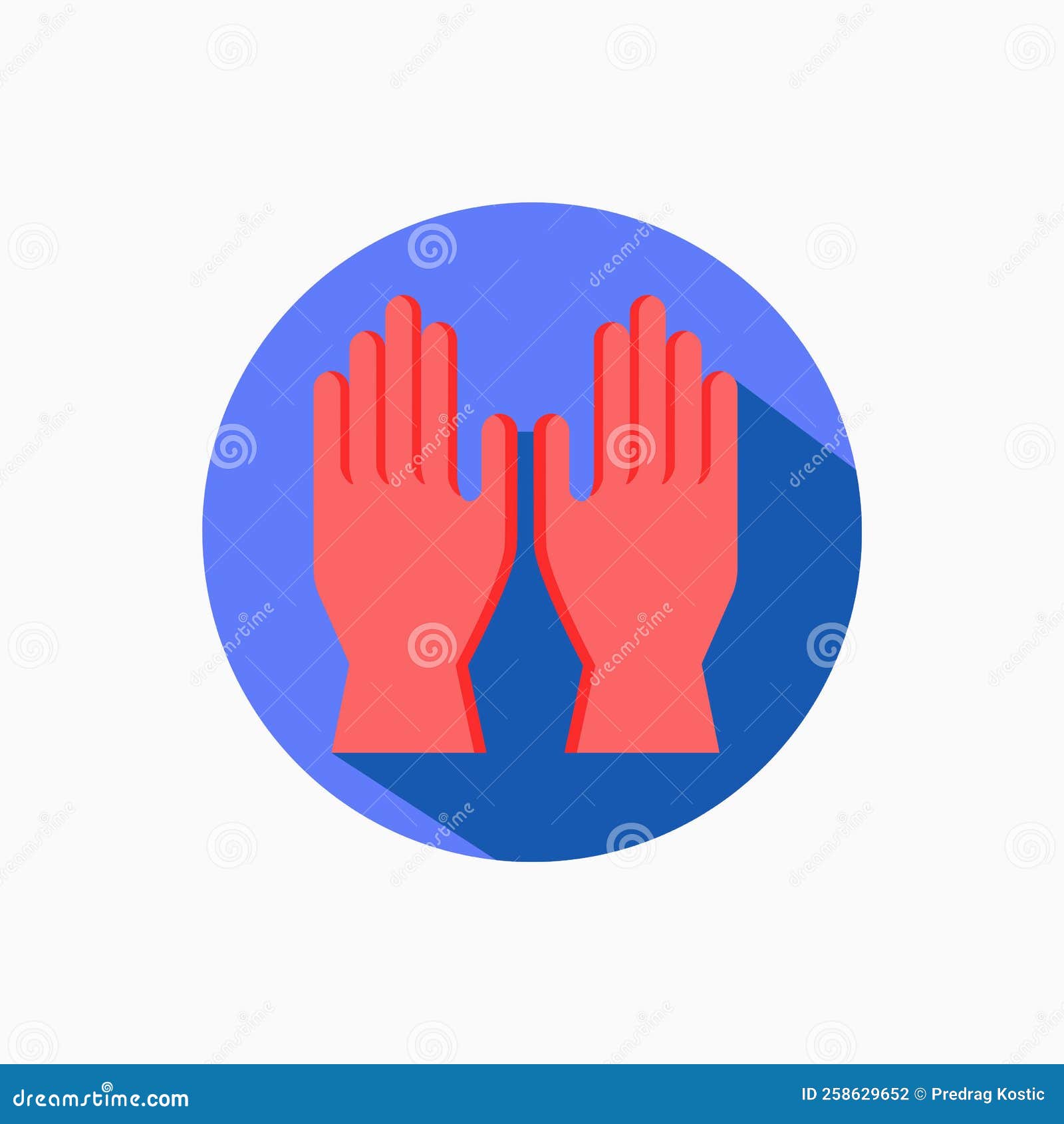 Open hands logo design stock illustration. Illustration of label ...