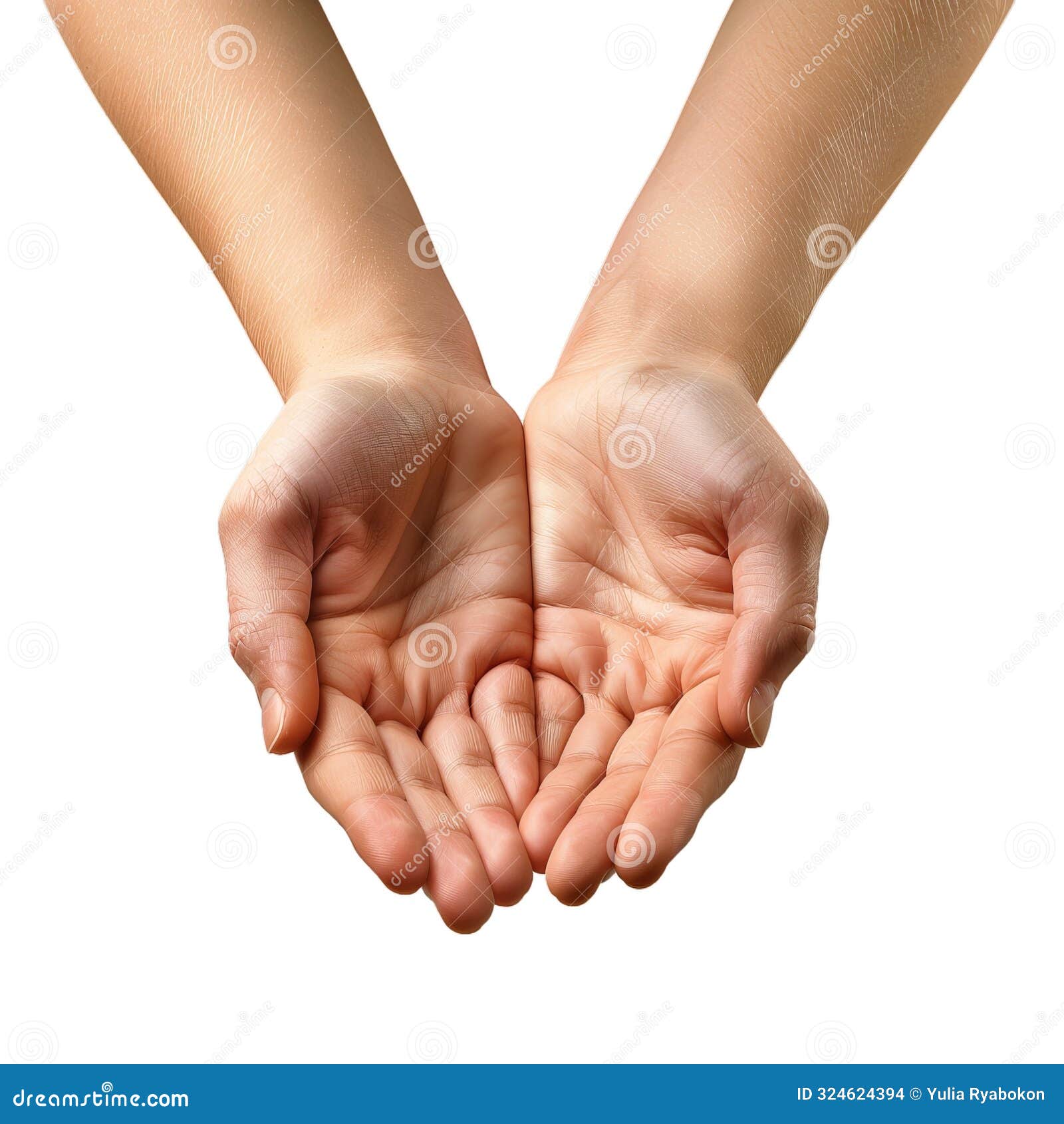 Open Hands on Transparent Background Stock Photo - Image of language ...